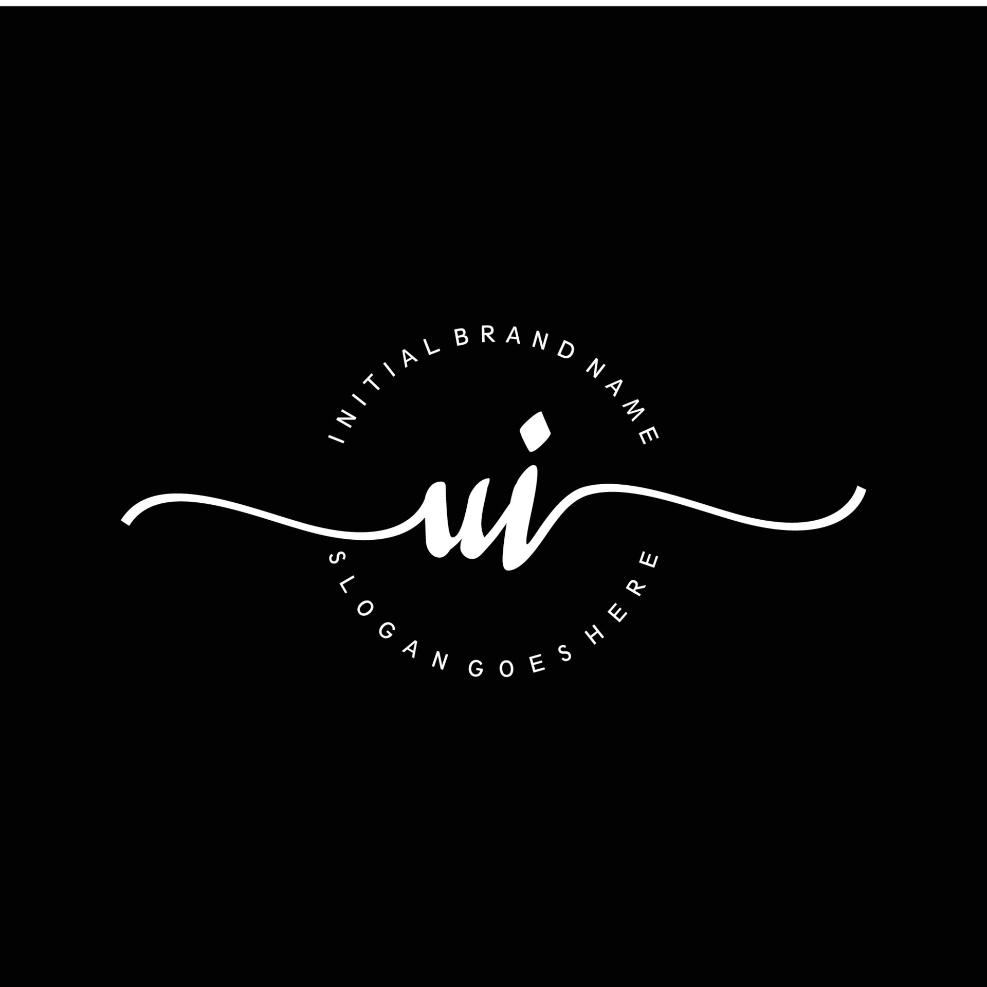 Initial UI handwriting logo template vector 13058123 Vector Art at Vecteezy Initial UI handwriting logo template vector 13058123 Vector Art at Vecteezy