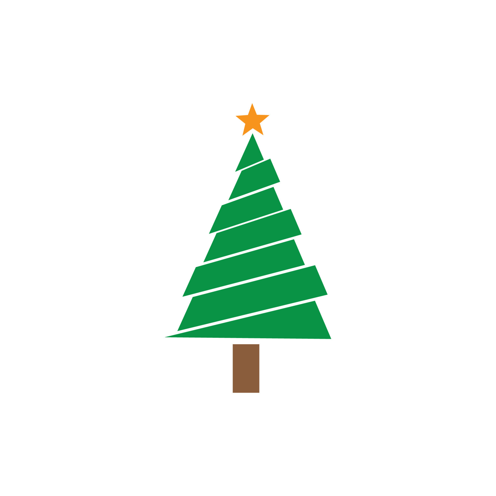 christmas tree icon 13060689 Vector Art at Vecteezy