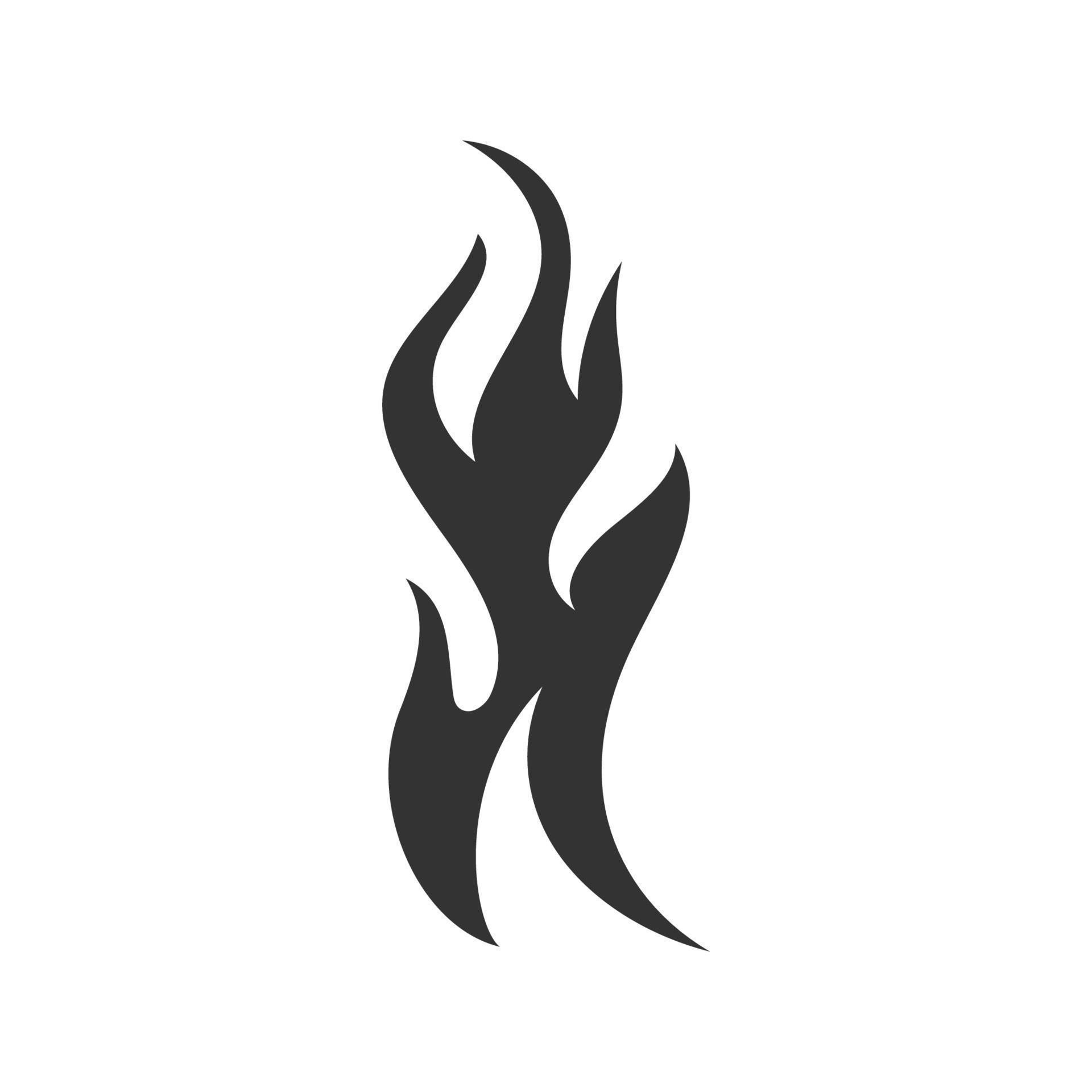 icono de fuego. flama de fuego. logotipo de llama. ilustración de ...
