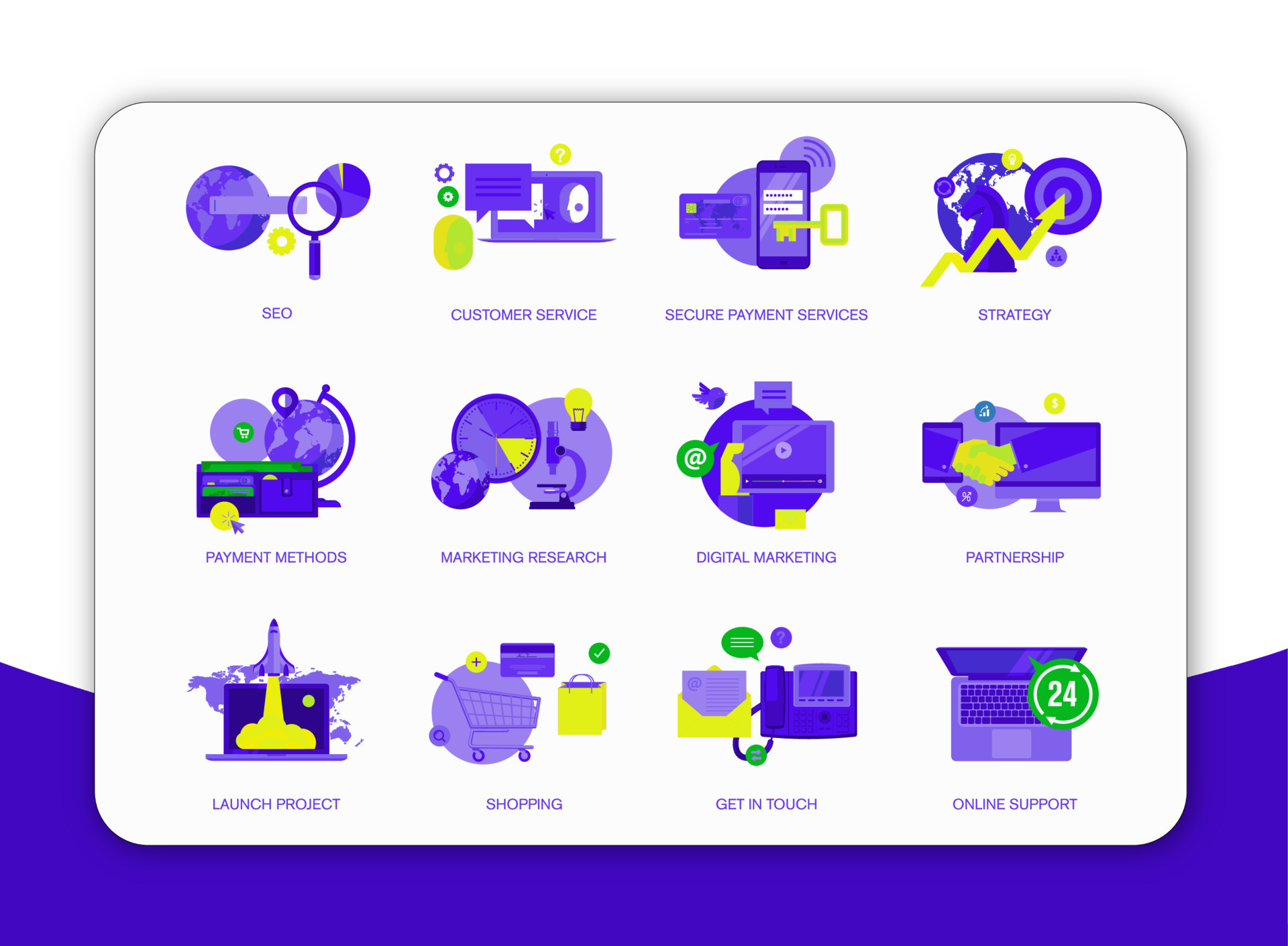 Flat design concept icons collection 13063785 Vector Art at Vecteezy Flat design concept icons collection 13063785 Vector Art at Vecteezy