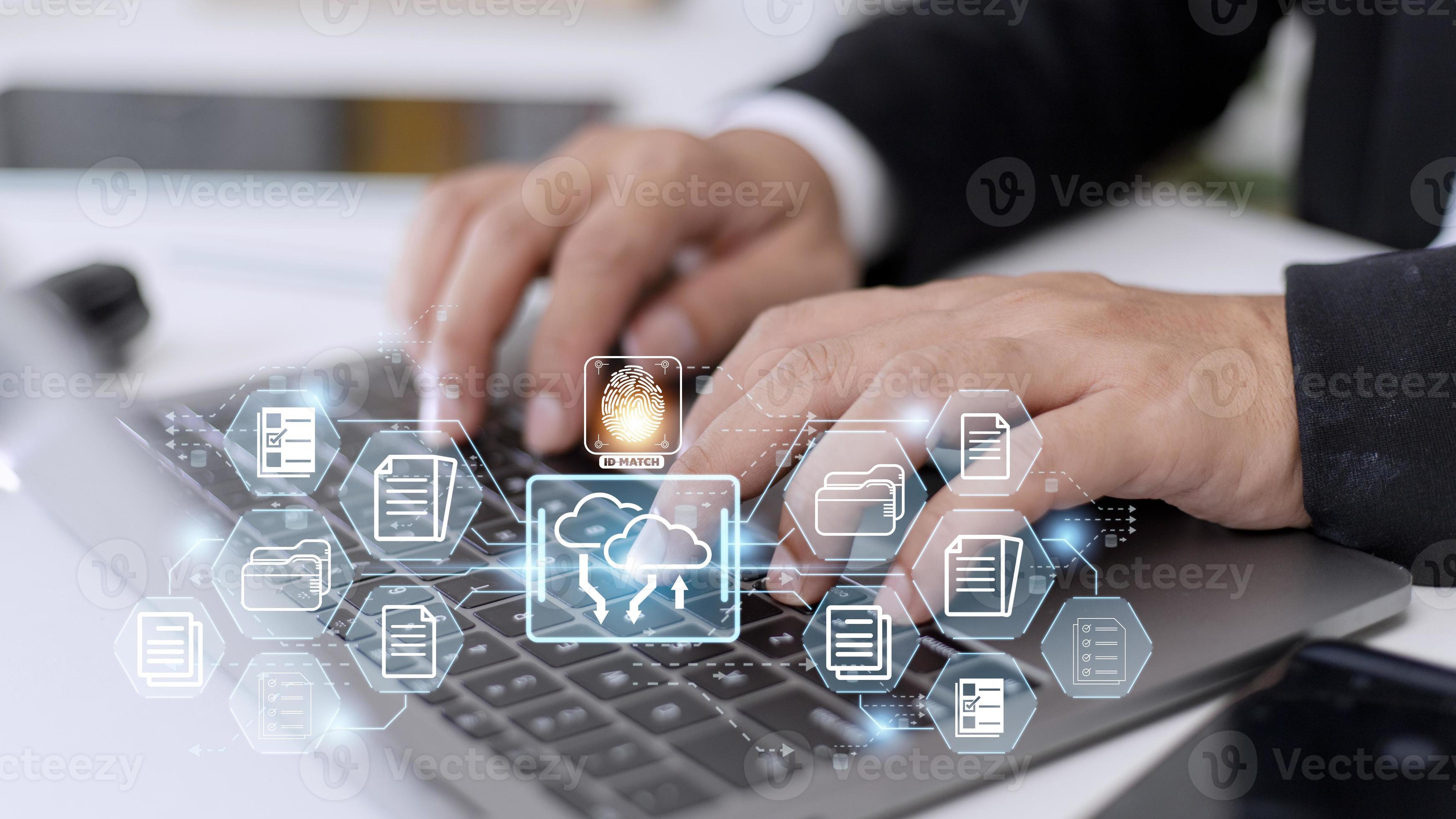 Fingerprint Scanning And Biometric Authentication System For Document