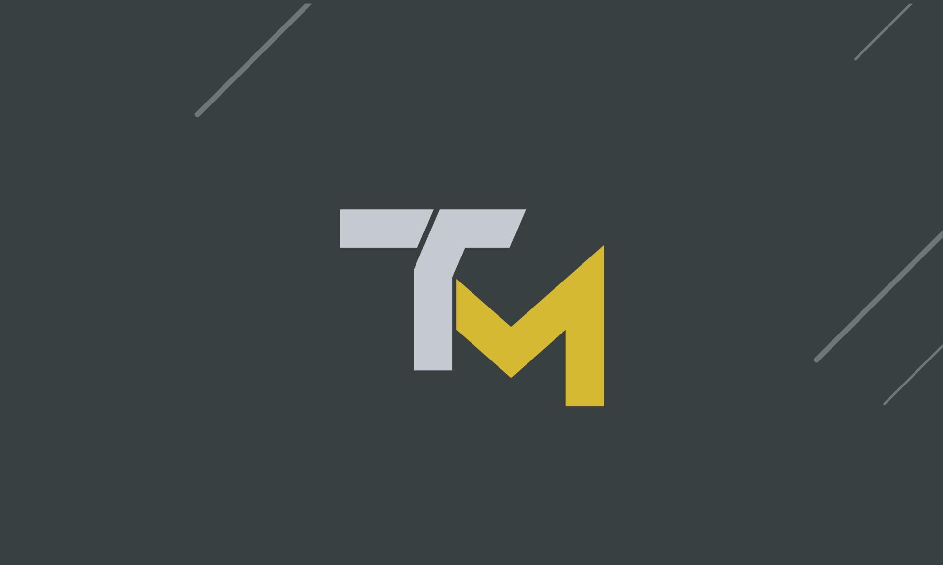 Alphabet letters Initials Monogram logo TM, MT, T and M 13067362 Vector Art at Vecteezy