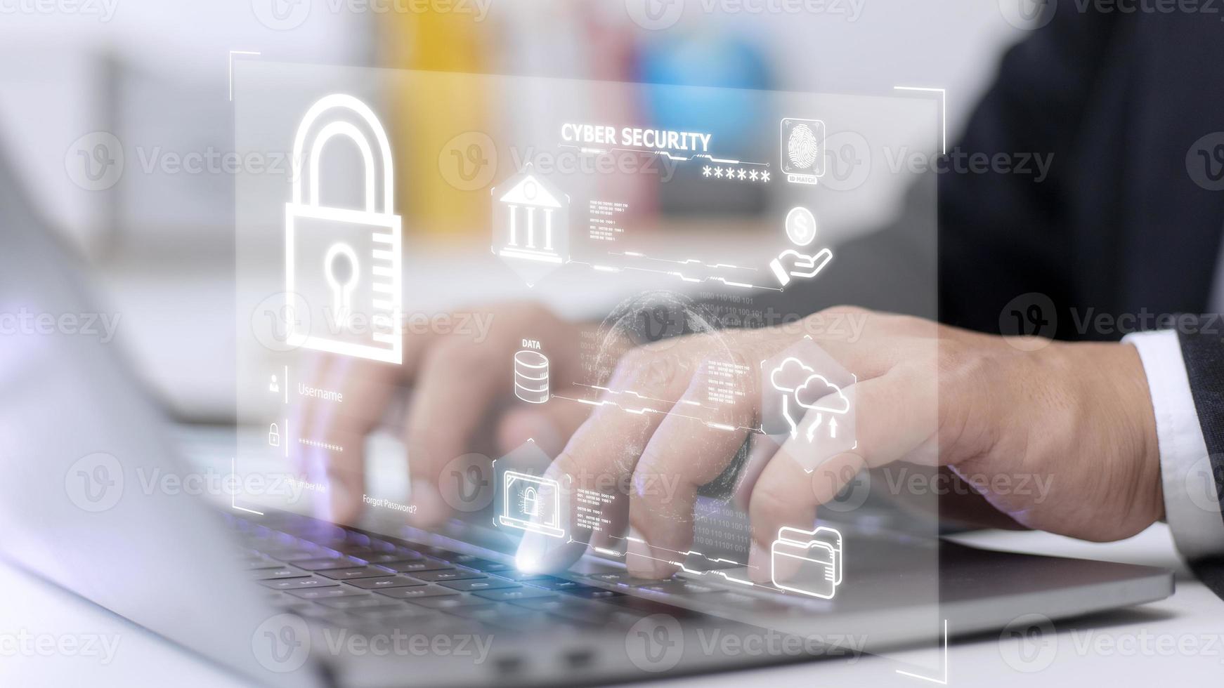 cybersecurity concept, user privacy security and encryption, secure ...