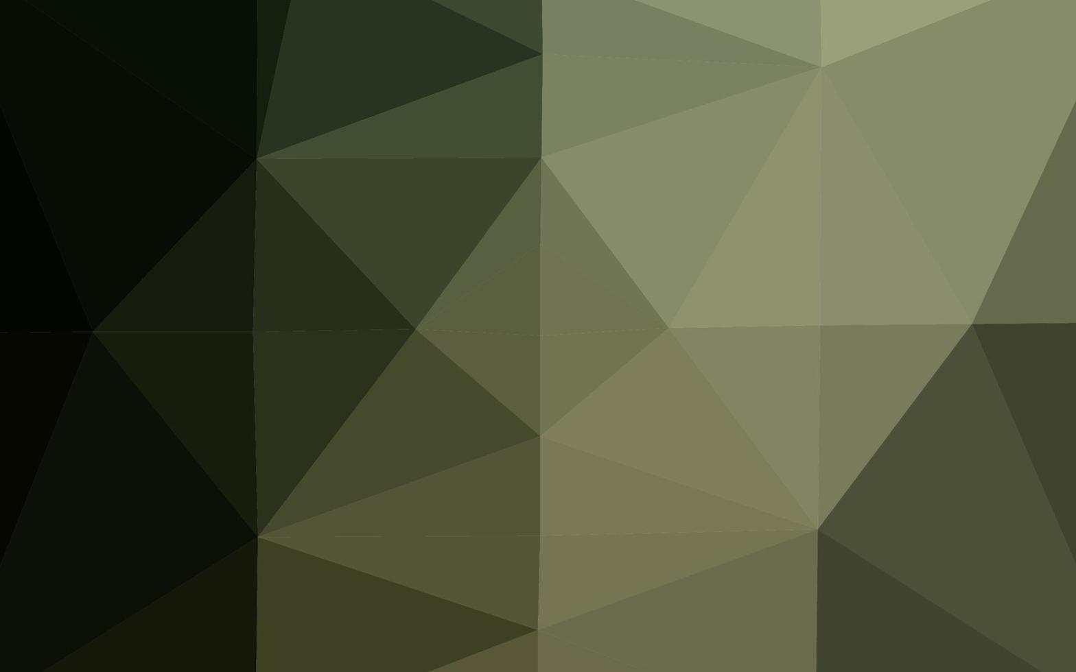 Dark Green Vector Shining Triangular Background 13067679 Vector Art At