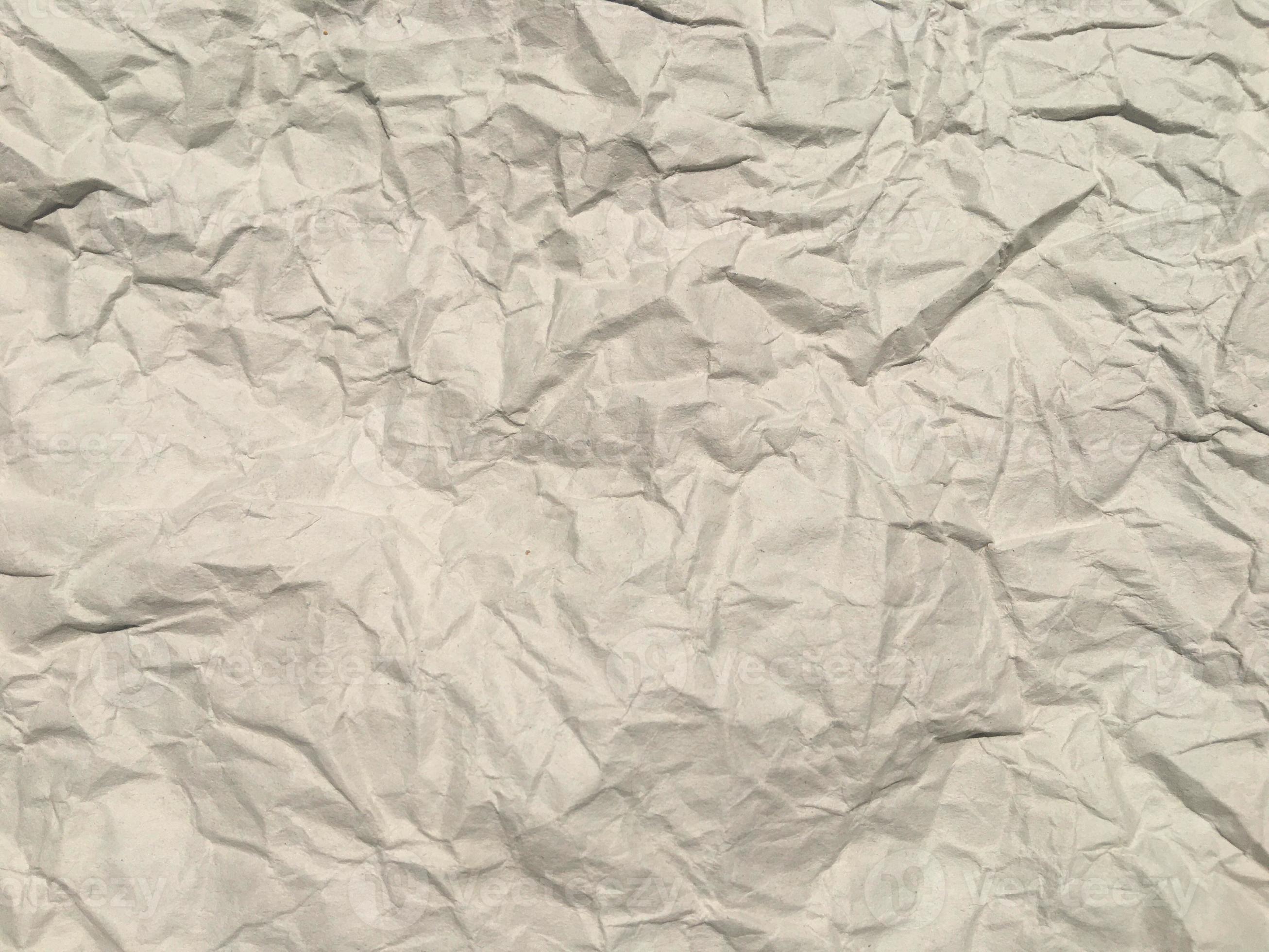 White wrinkled paper texture background for Design or work with copy ...