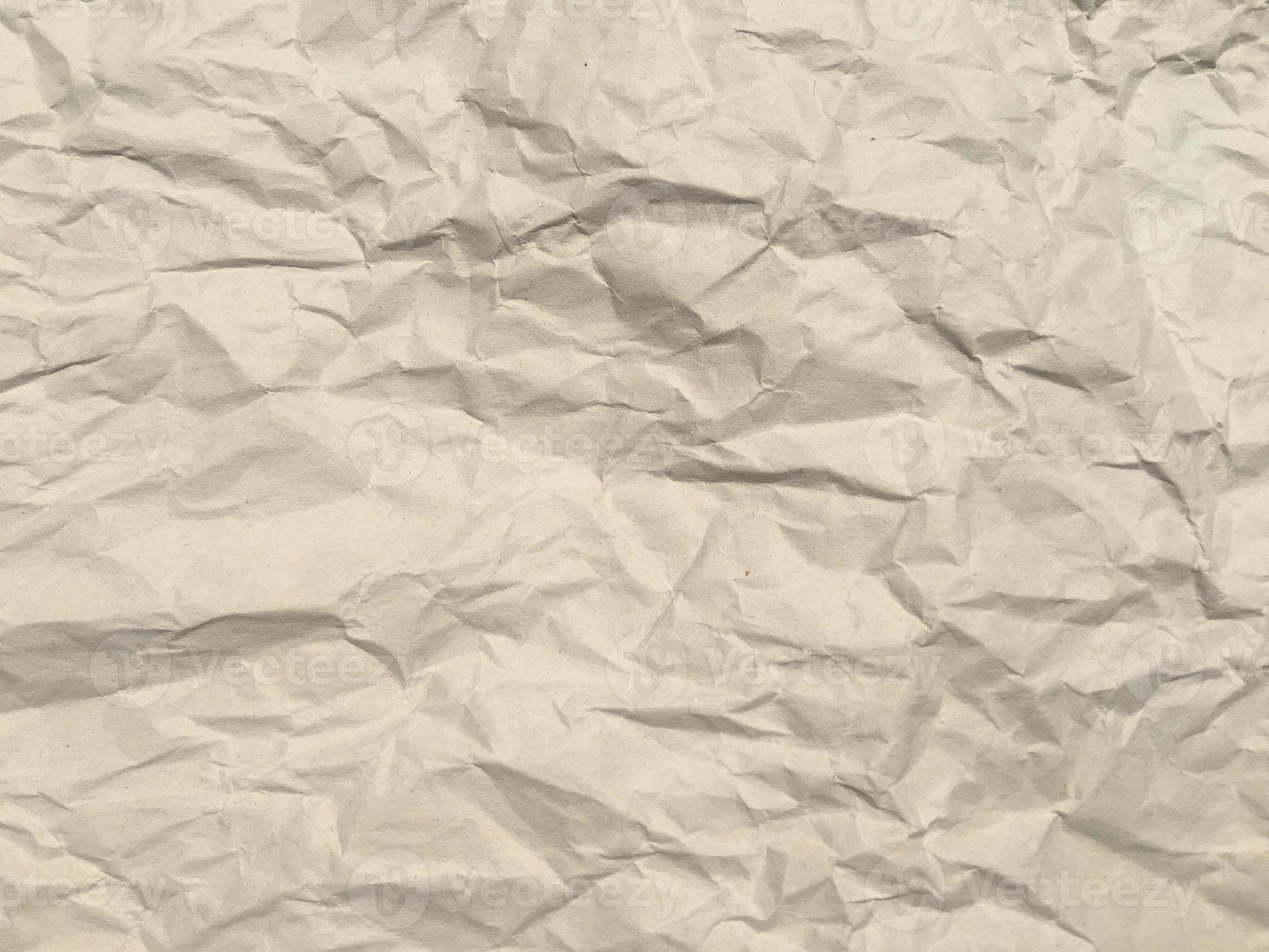 White wrinkled paper texture background for Design or work with copy ...