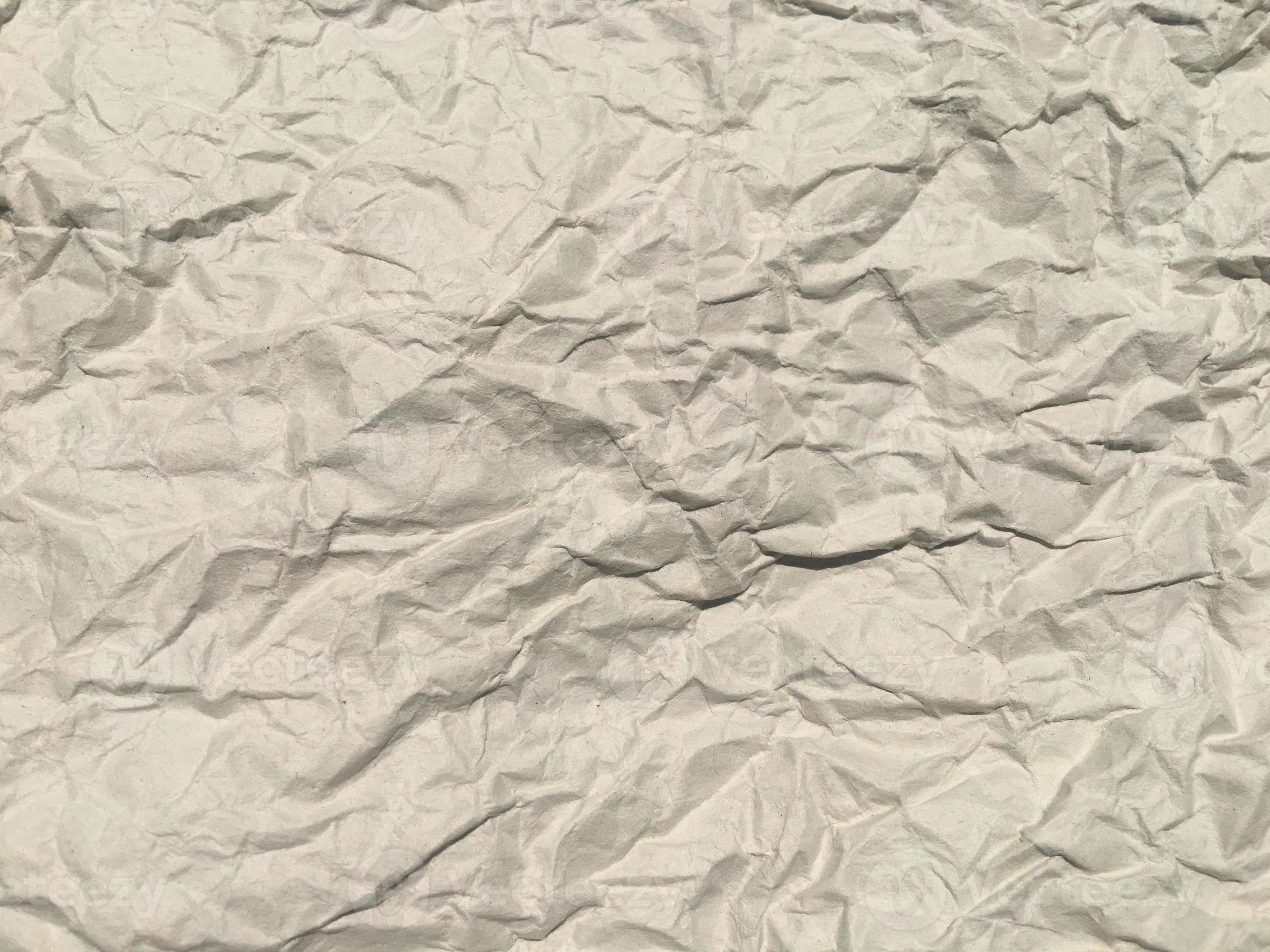 White crumpled paper texture background for Design with space. 13073400 ...