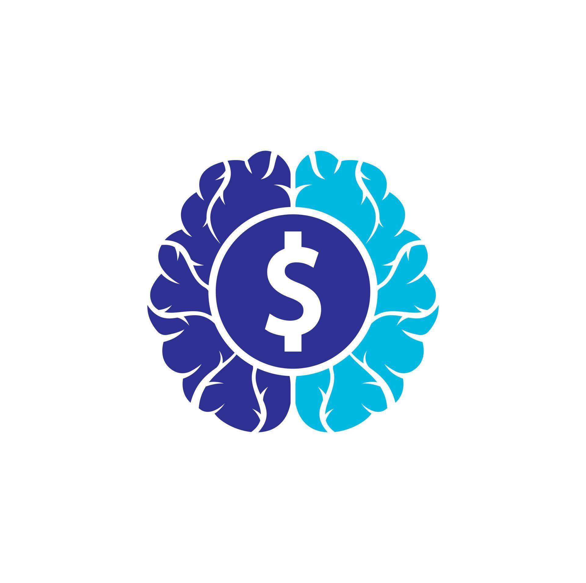 Money Brain Icon Logo Design Element. Finance Brain Logo Icon Design ... Money Brain Icon Logo Design Element. Finance Brain Logo Icon Design ...