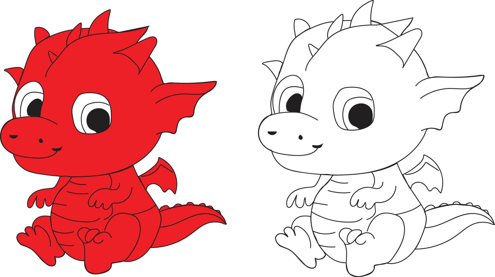 dragon vector illustration 13074404 Vector Art at Vecteezy