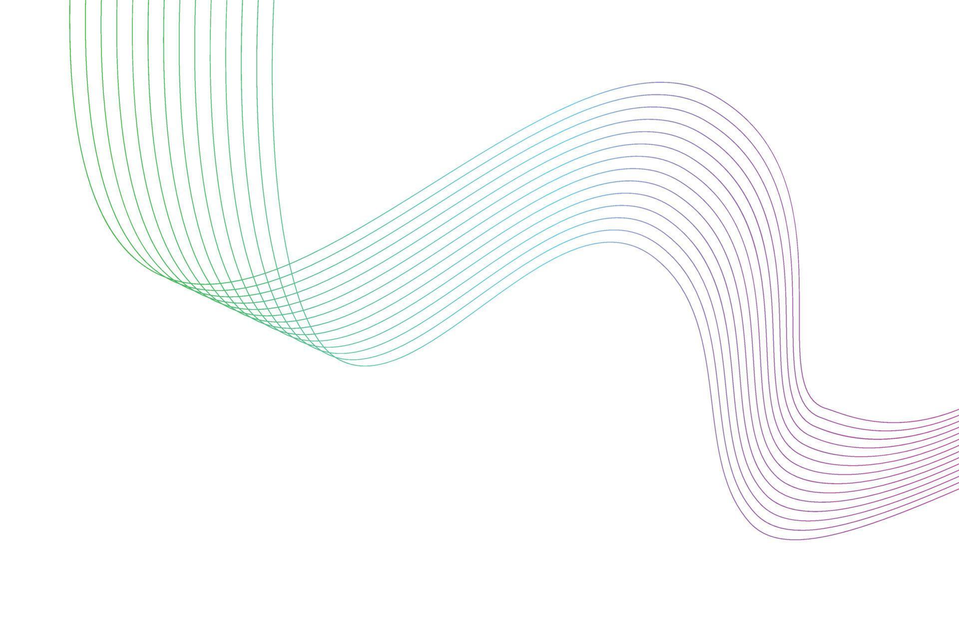 Abstract line wave colorful background. Modern colorful wavy line gradient abstract white ...