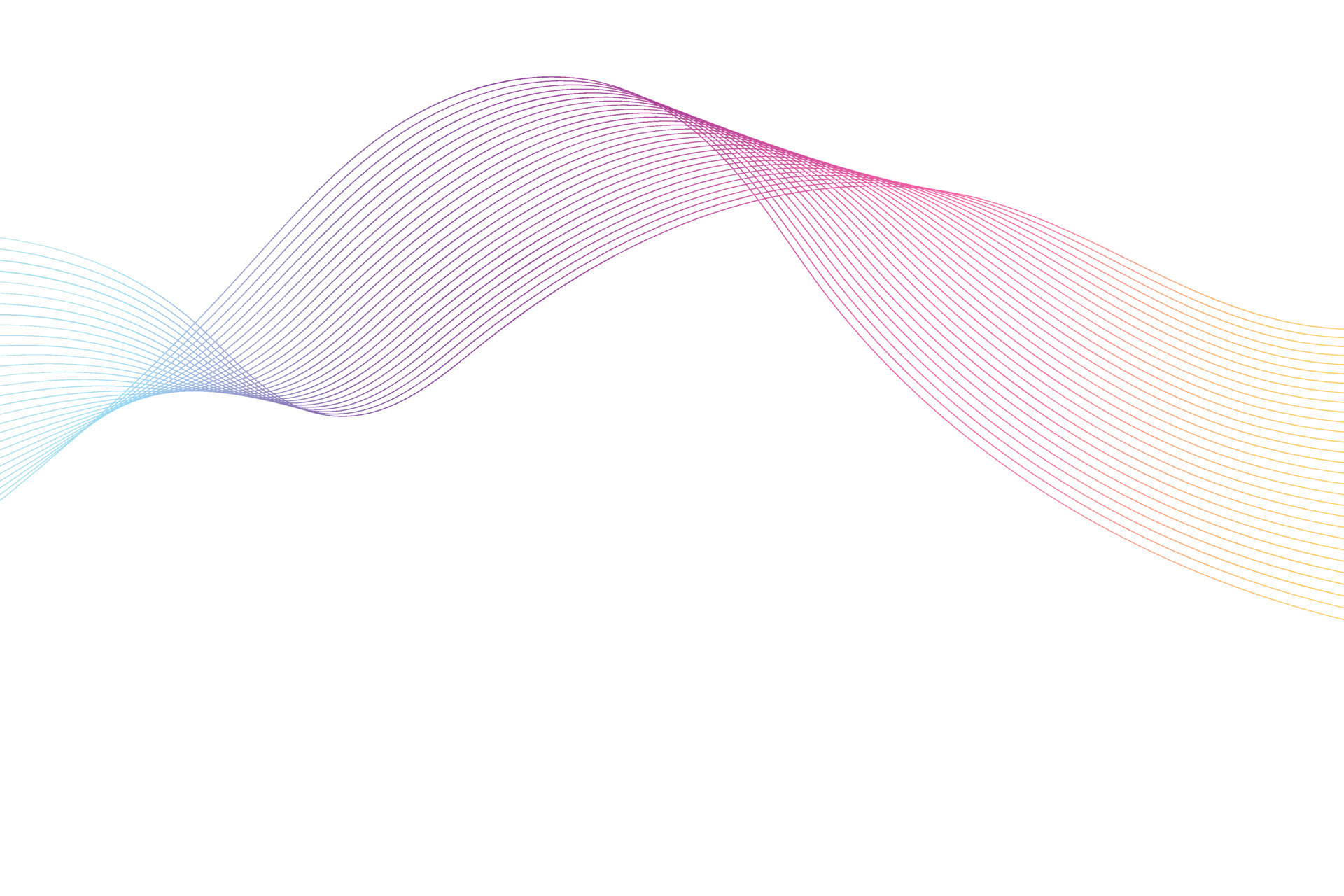 Abstract Background With Colorful Wavy Lines White Background Abstract Gradient Background