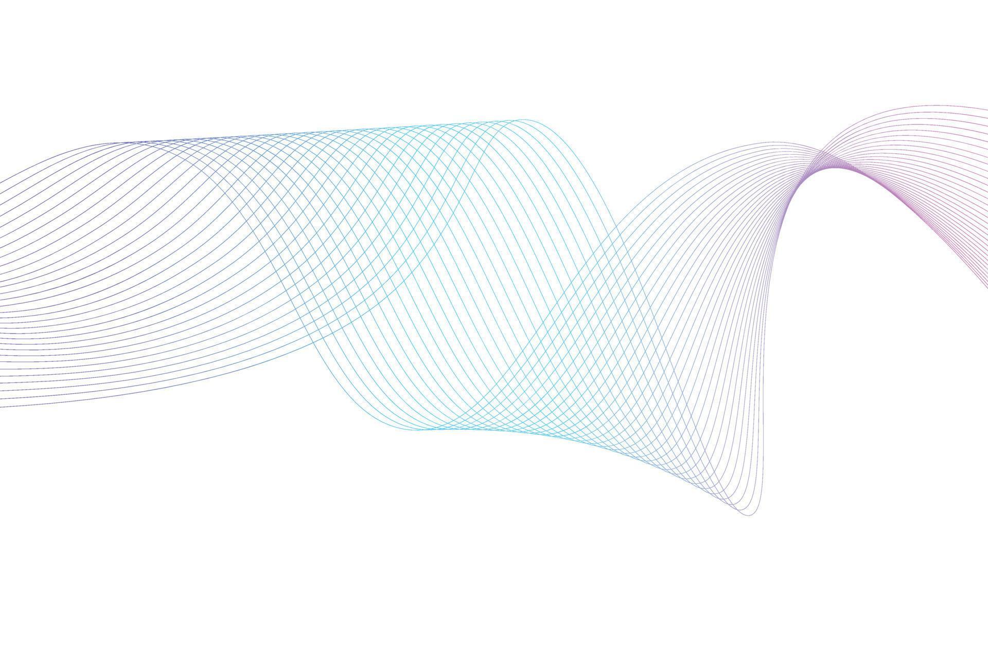 Modern colorful wavy line background Design. Multicolor wave curve abstract background for ...