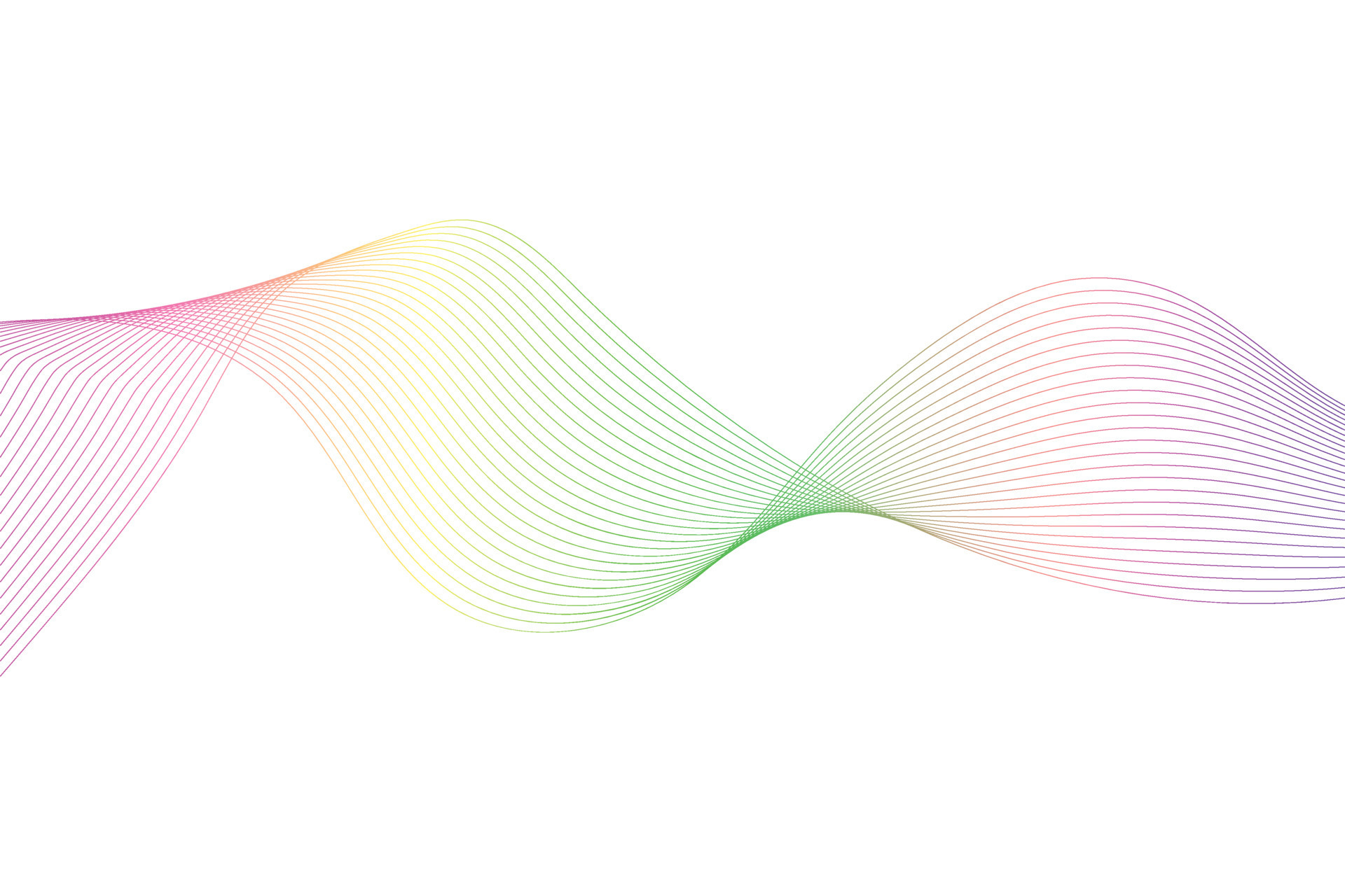 Modern colorful wavy line background Design. Multicolor wave curve abstract background for ...