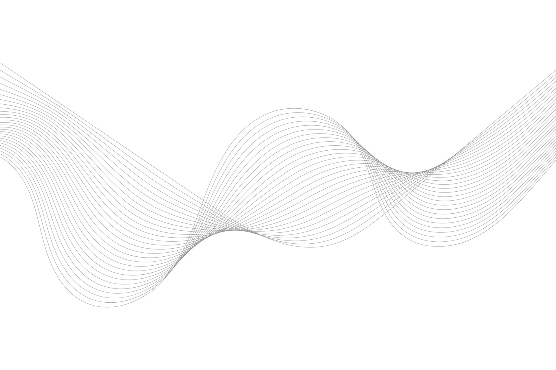 Modern Colorful Wavy Line Background Design White Wave Curve Abstract