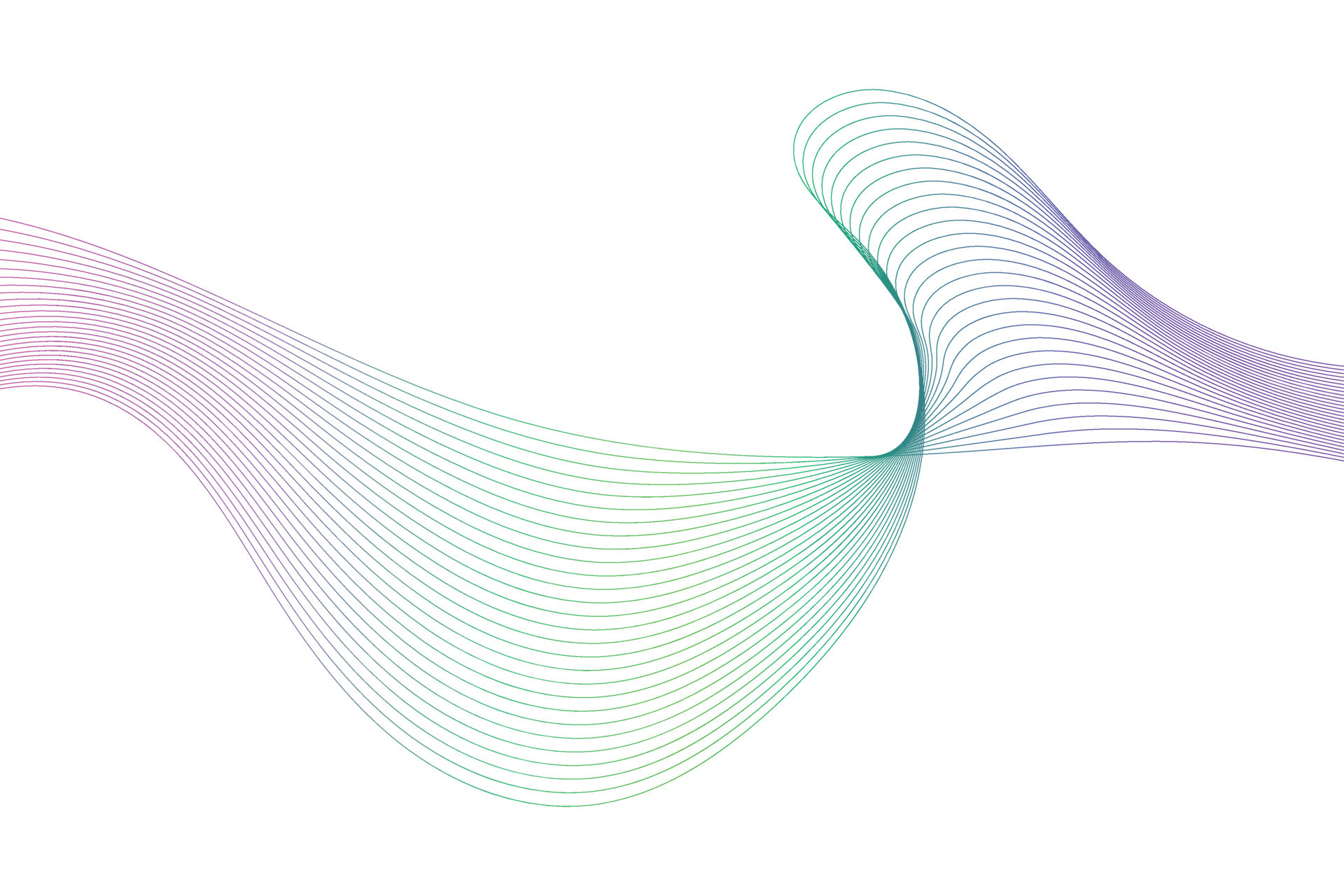 Abstract Background With Colorful Wavy Lines White Background Abstract Gradient Background