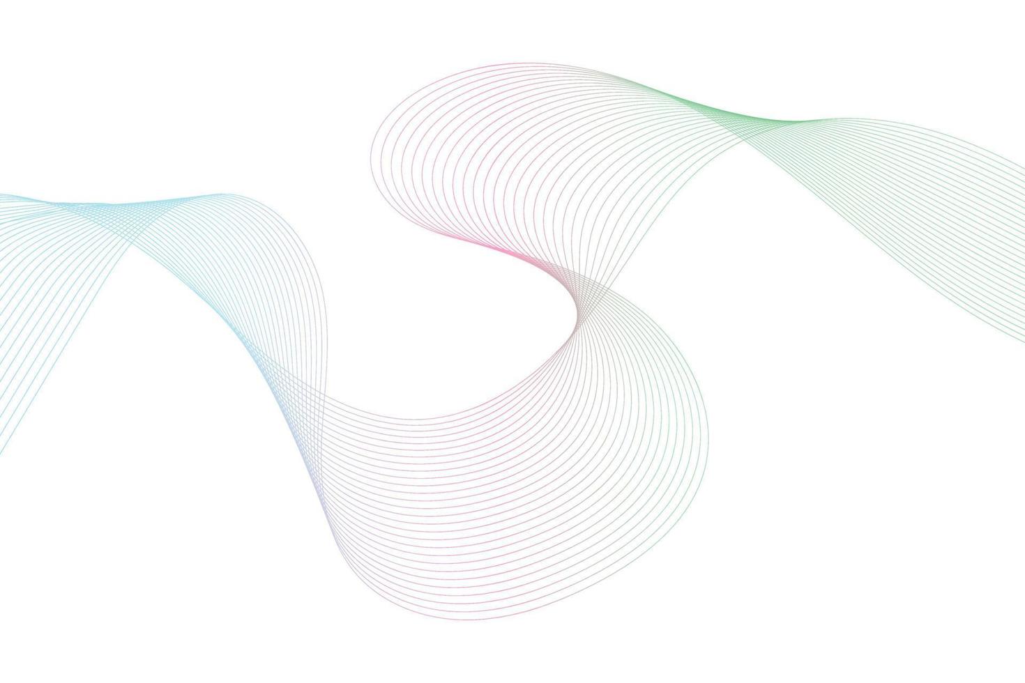 Modern colorful wavy line background Design. Multicolor wave curve abstract background for ...