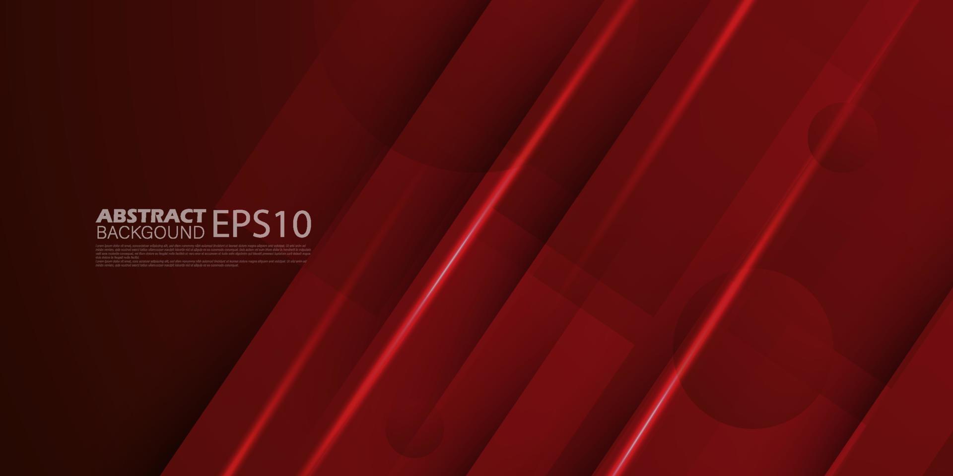 Modern Abstract Dark Red Gradient Illustration Background With 3d Look And Simple Pattern Cool