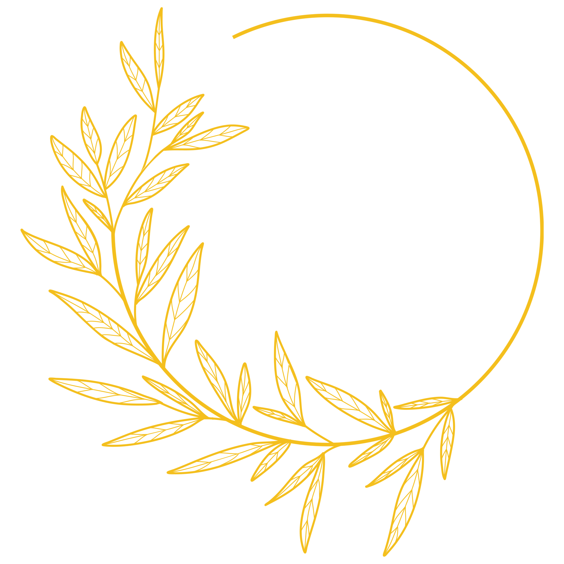 Gold Circle Frame Leaves 13077989 PNG Gold Circle Frame Leaves 13077989 PNG