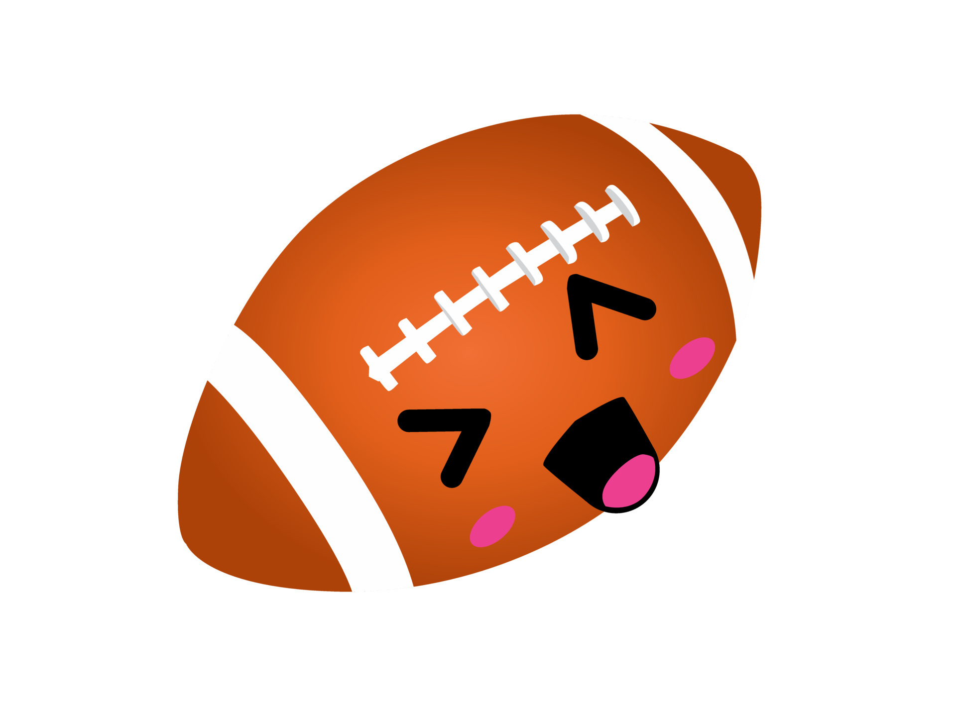 Cute Ball Cartoon Character Rugby Ball 13078326 Png