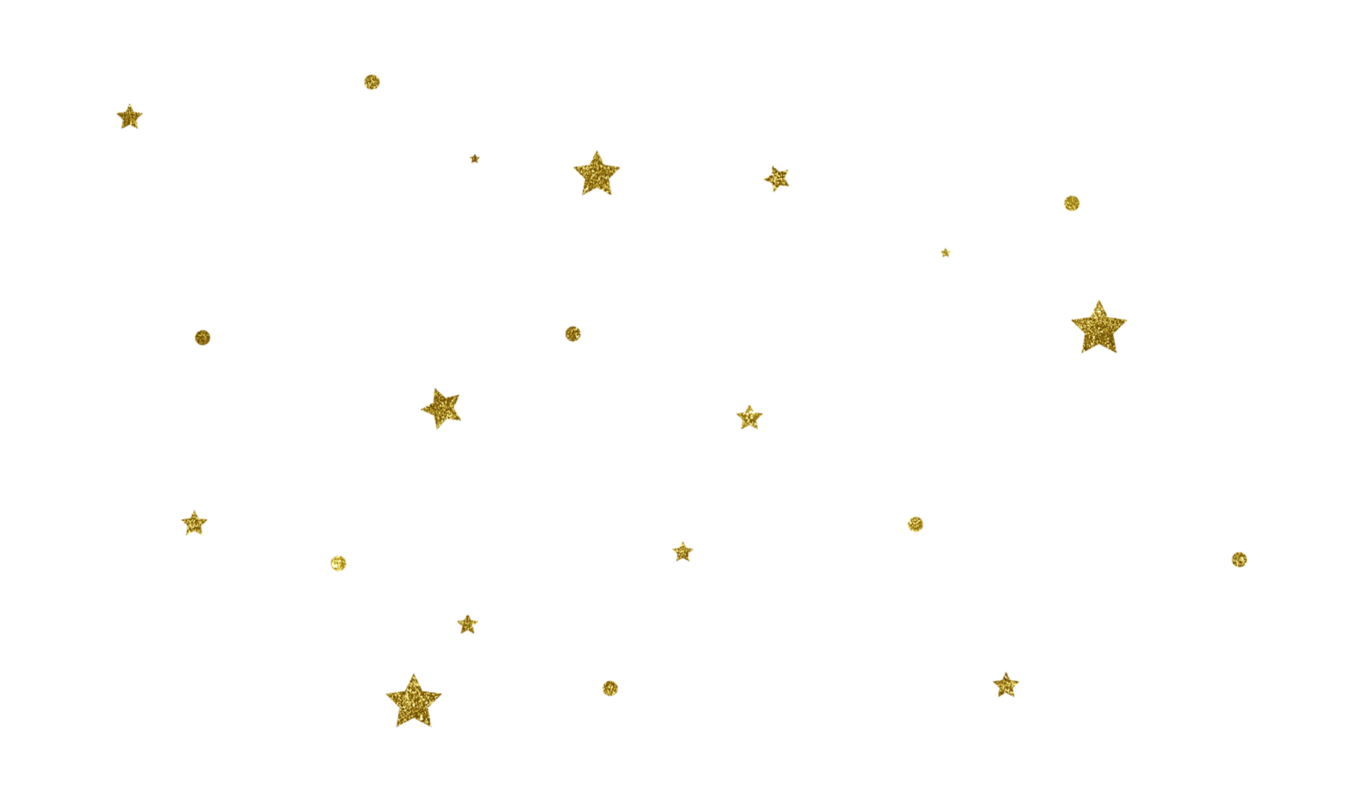 gold stars scattering cut out 13078944 PNG