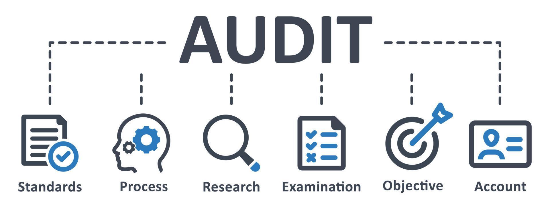 Audit icon - vector illustration . audit, standard, research, process ... Audit icon - vector illustration . audit, standard, research, process ...