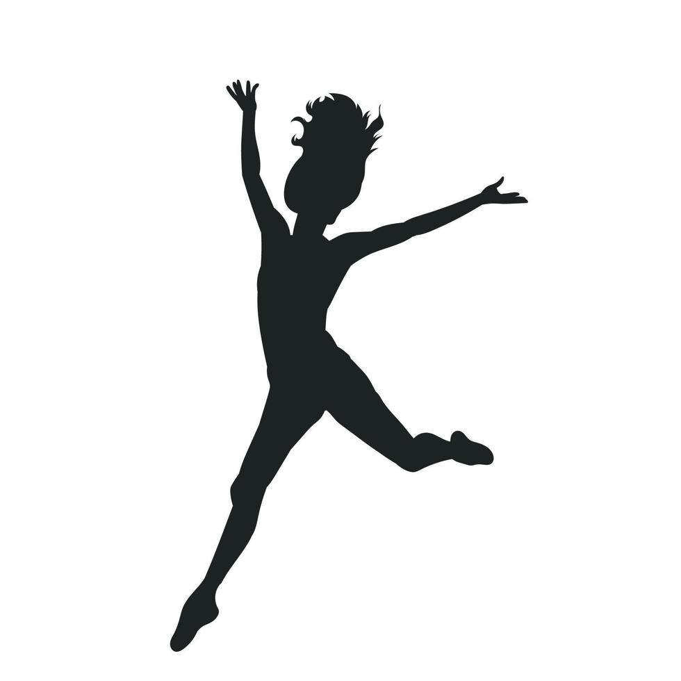 Female Breakdance Performer Street Dancing Hip Hop Dancer Vector