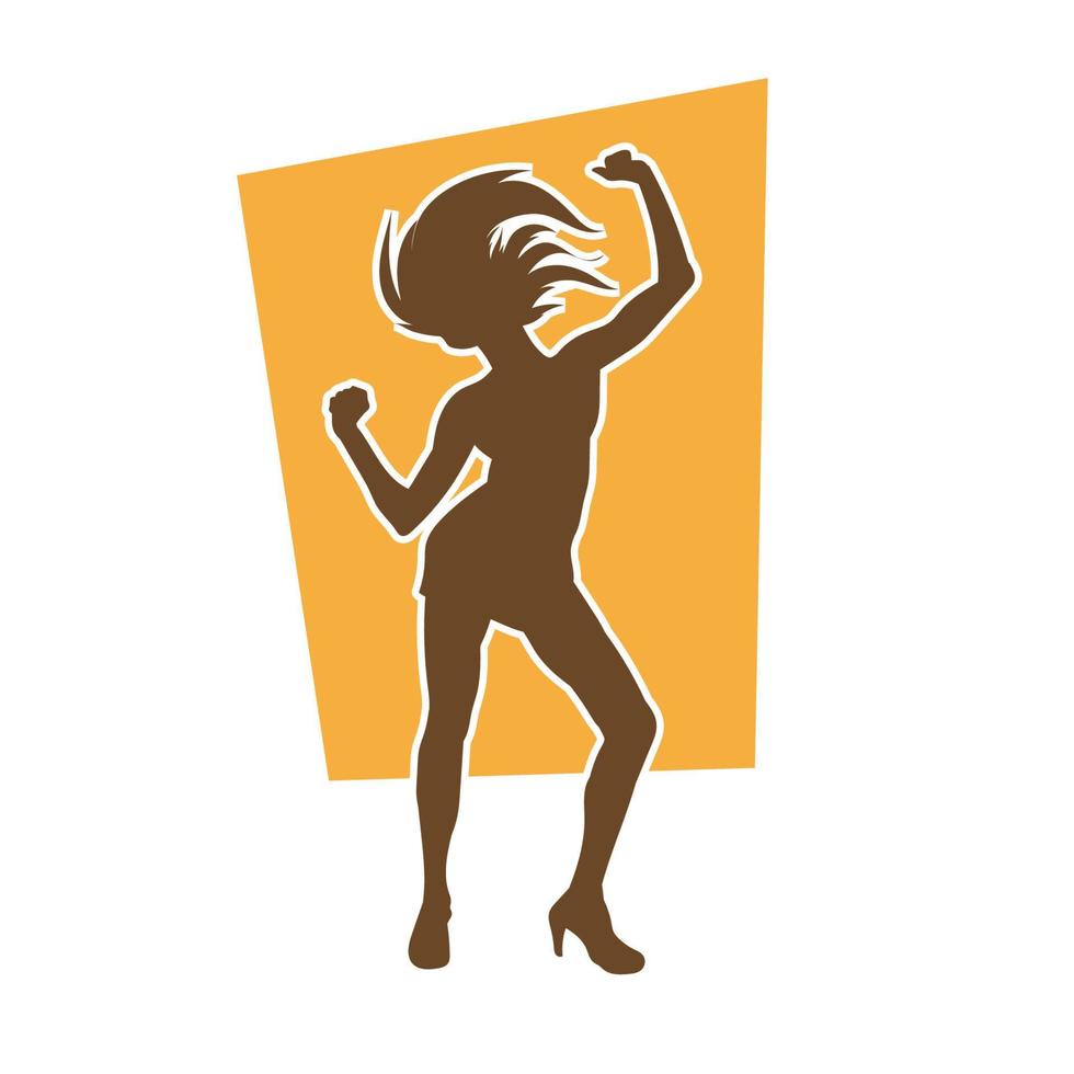 Female Breakdance Performer Street Dancing Hip Hop Dancer Vector