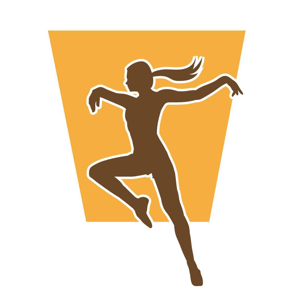 Female Breakdance Performer Street Dancing Hip Hop Dancer Vector