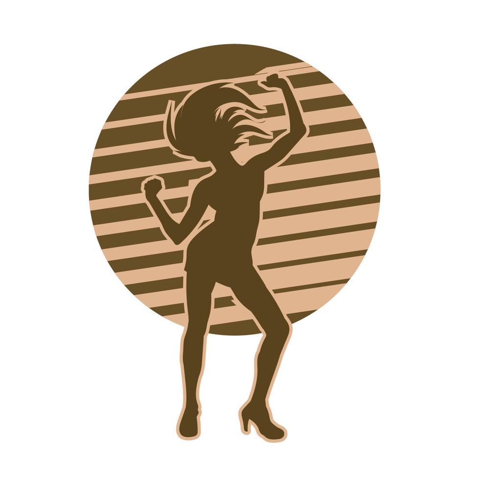 Female Breakdance Performer Street Dancing Hip Hop Dancer Vector