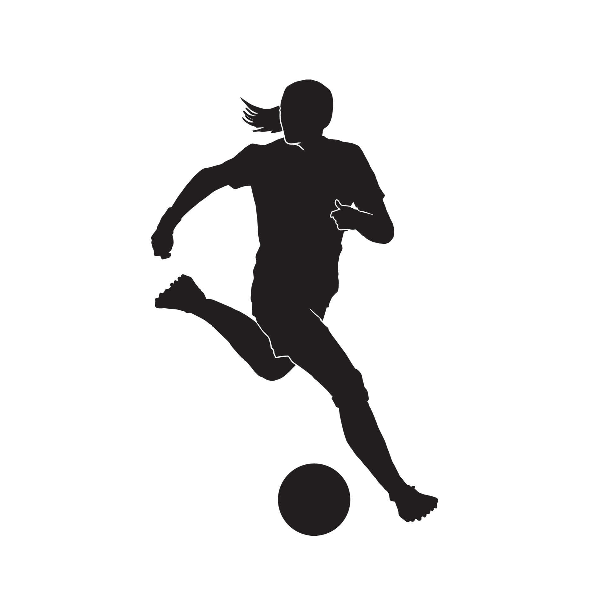 Female Athlete Silhouette