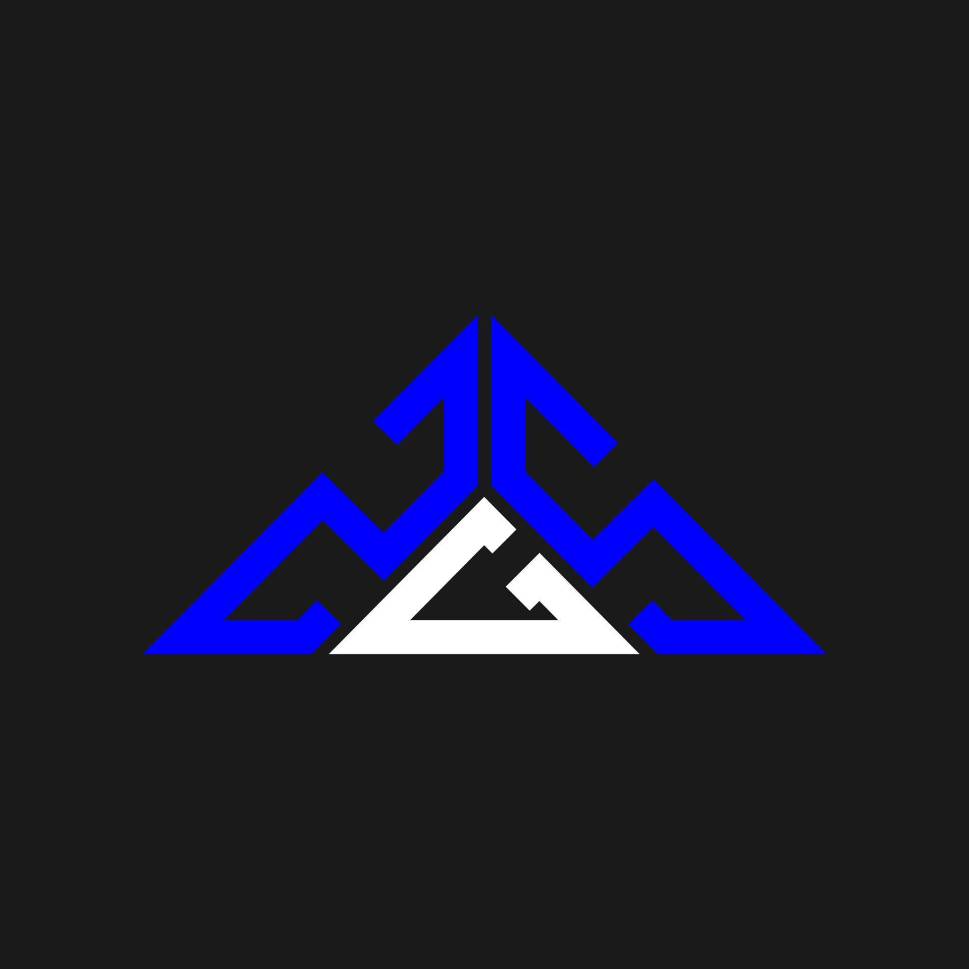Diseño Creativo Del Logotipo De La Letra Zgs Con Gráfico Vectorial