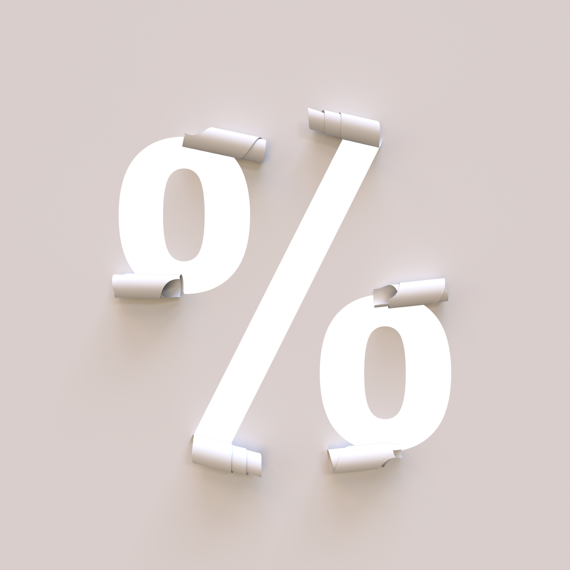 Paper Cut Out Roll Up Typeface Text With Alpha Percent 13088783 Png