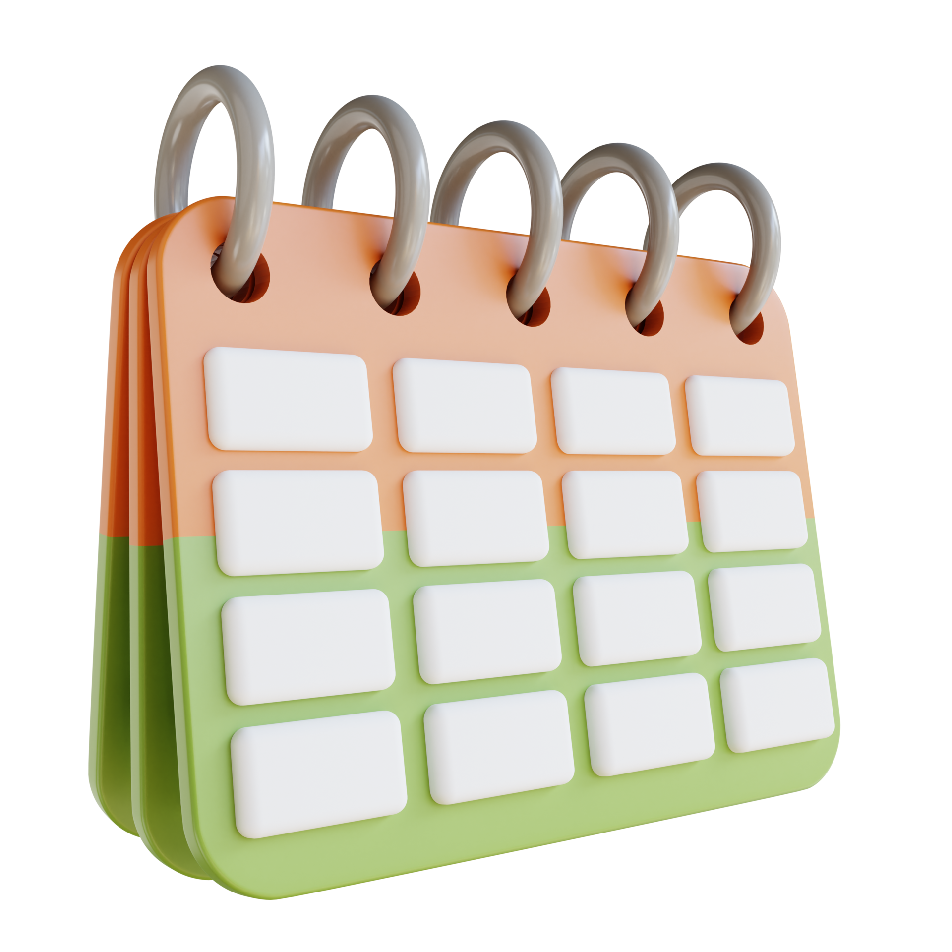 3d Illustration Calendar Schedule 13088841 Png