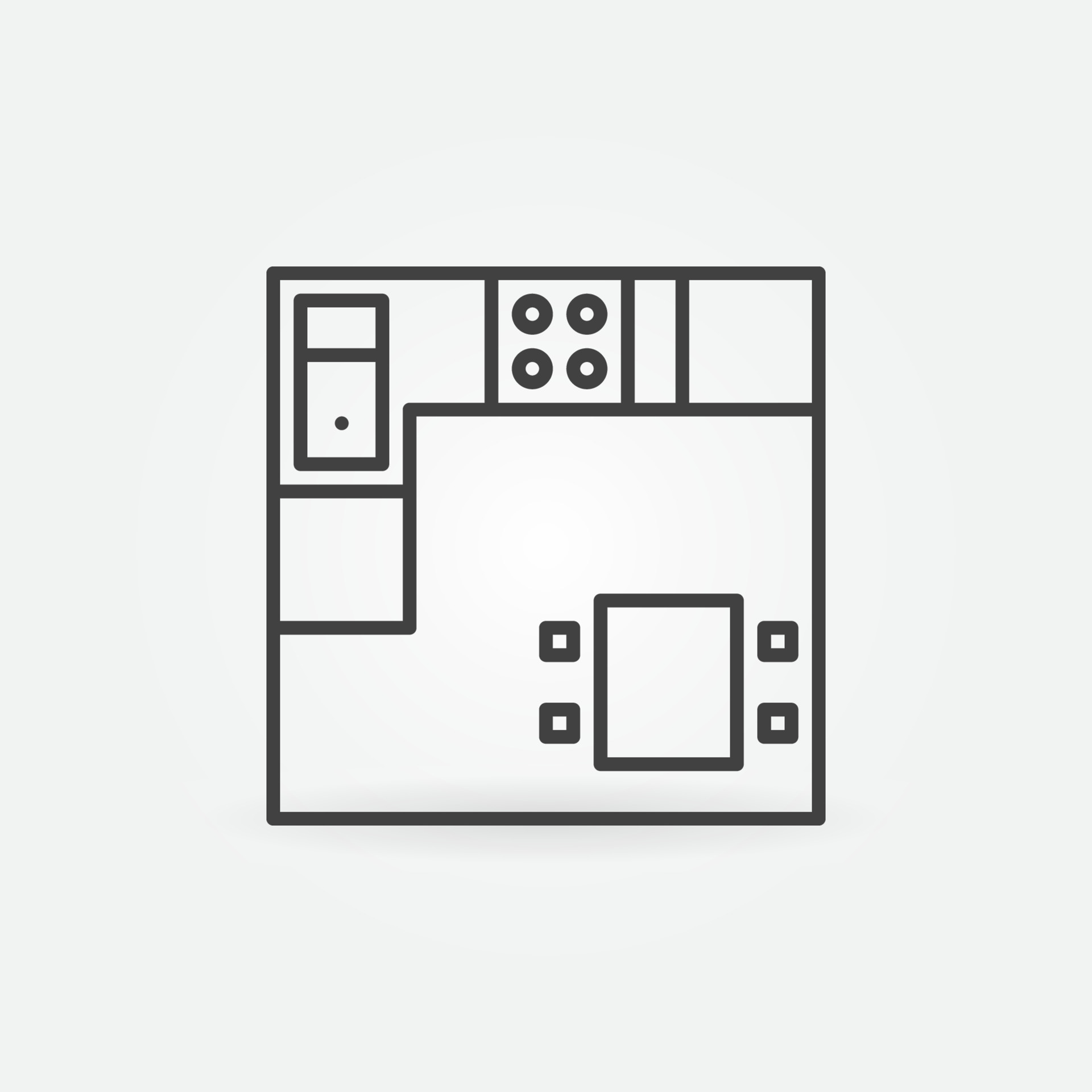 Kitchen Plan Linear Vector Concept Simple Icon 13089529 Vector Art At kitchen-plan-linear-vector-concept-simple-icon-13089529-vector-art-at