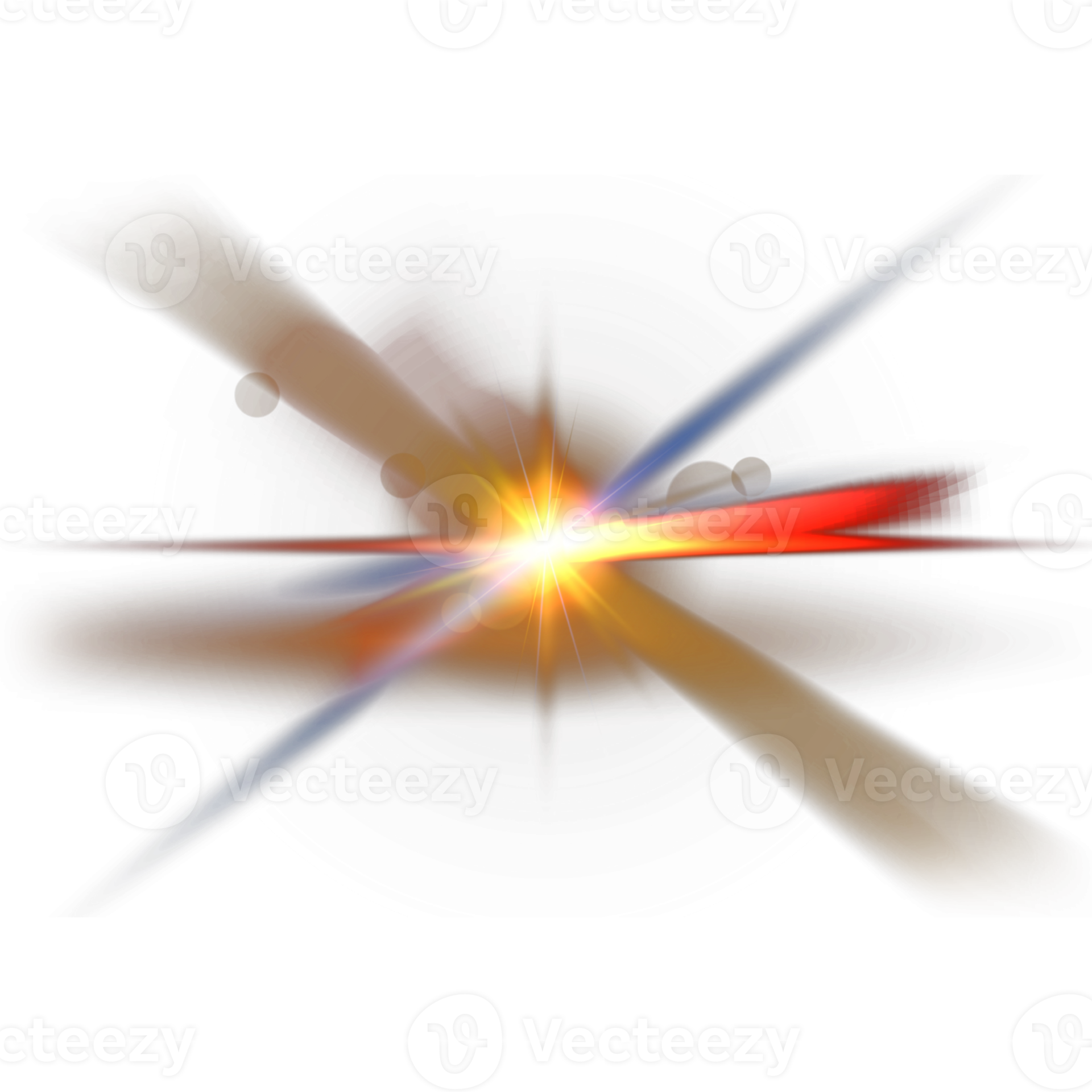 Orange lens flare 13089845 PNG