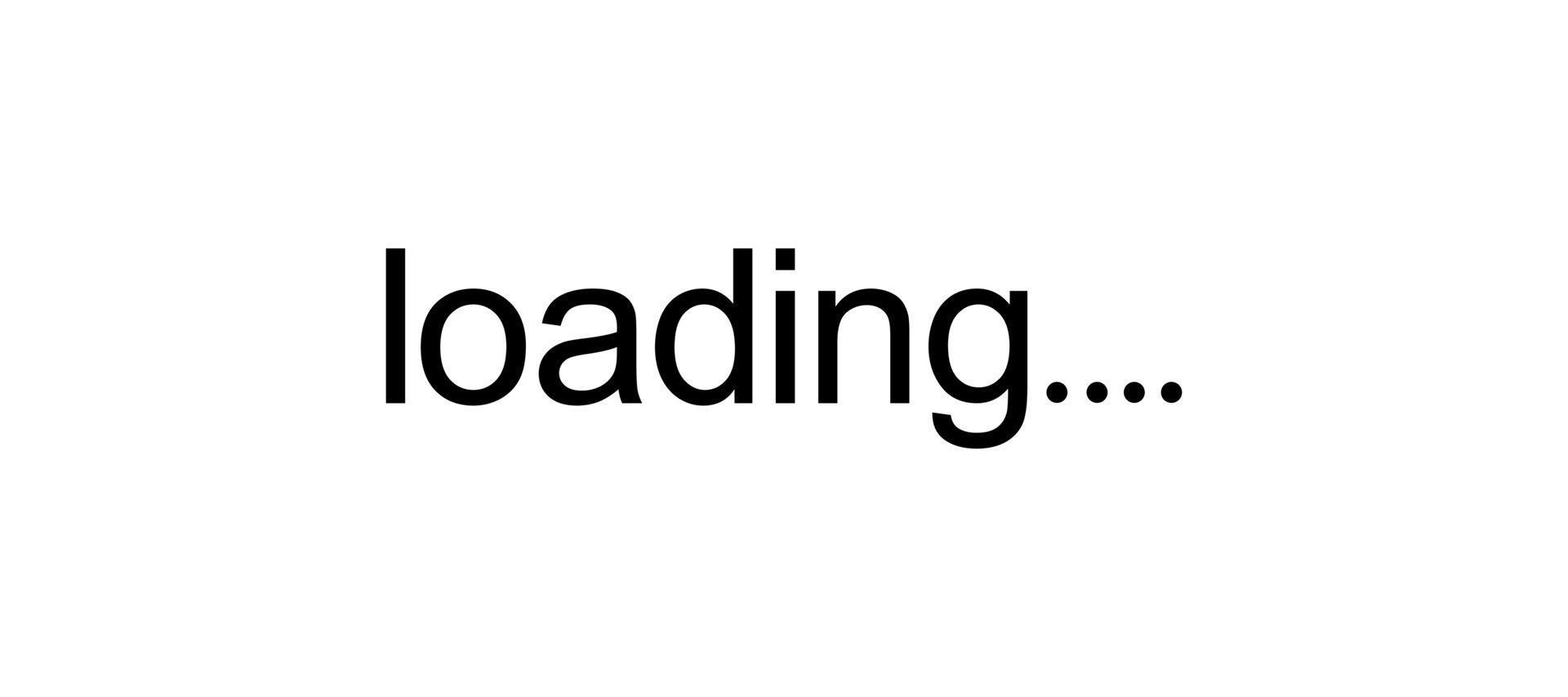 Visual Illustration of the 'loading....' for Icon, Symbol. Website ...