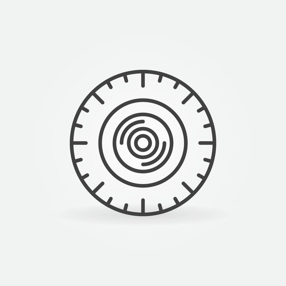 360 degree video camera outline vector round concept icon 13093475 ... 360 degree video camera outline vector round concept icon 13093475 ...