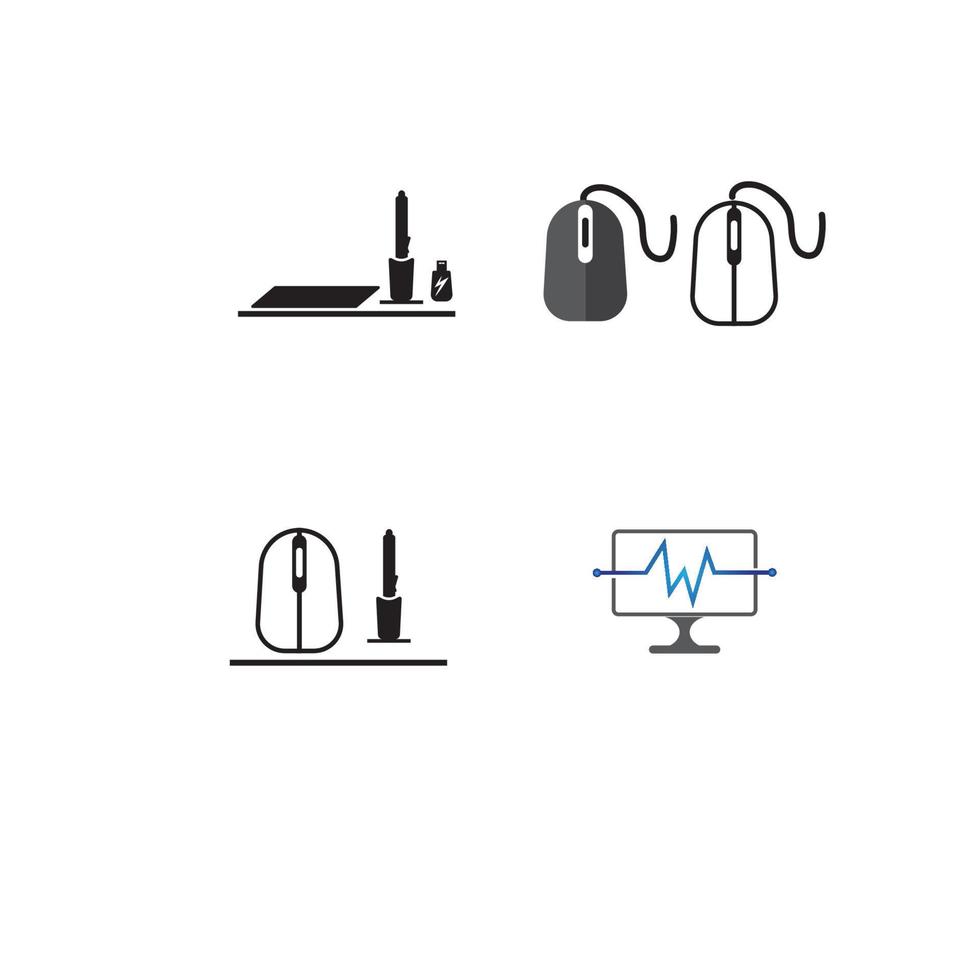 COMPUTER icon Vector Illustration design Logo 13098566 Vector Art at ...