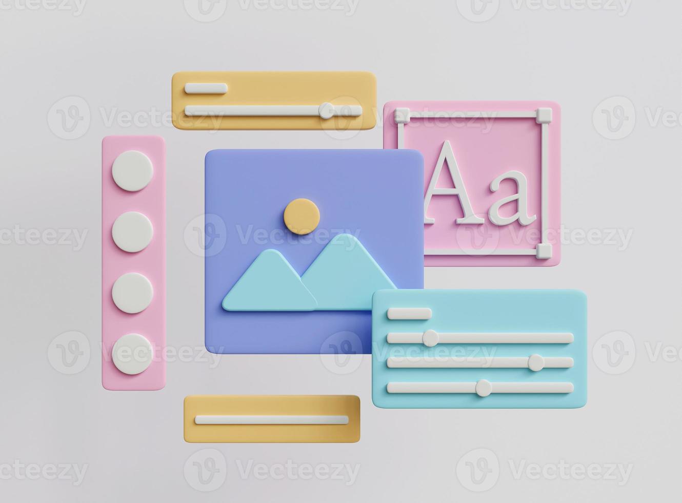 Web UI UX Design concept. 3D Web development and interface design. SEO ... Web UI UX Design concept. 3D Web development and interface design. SEO ...