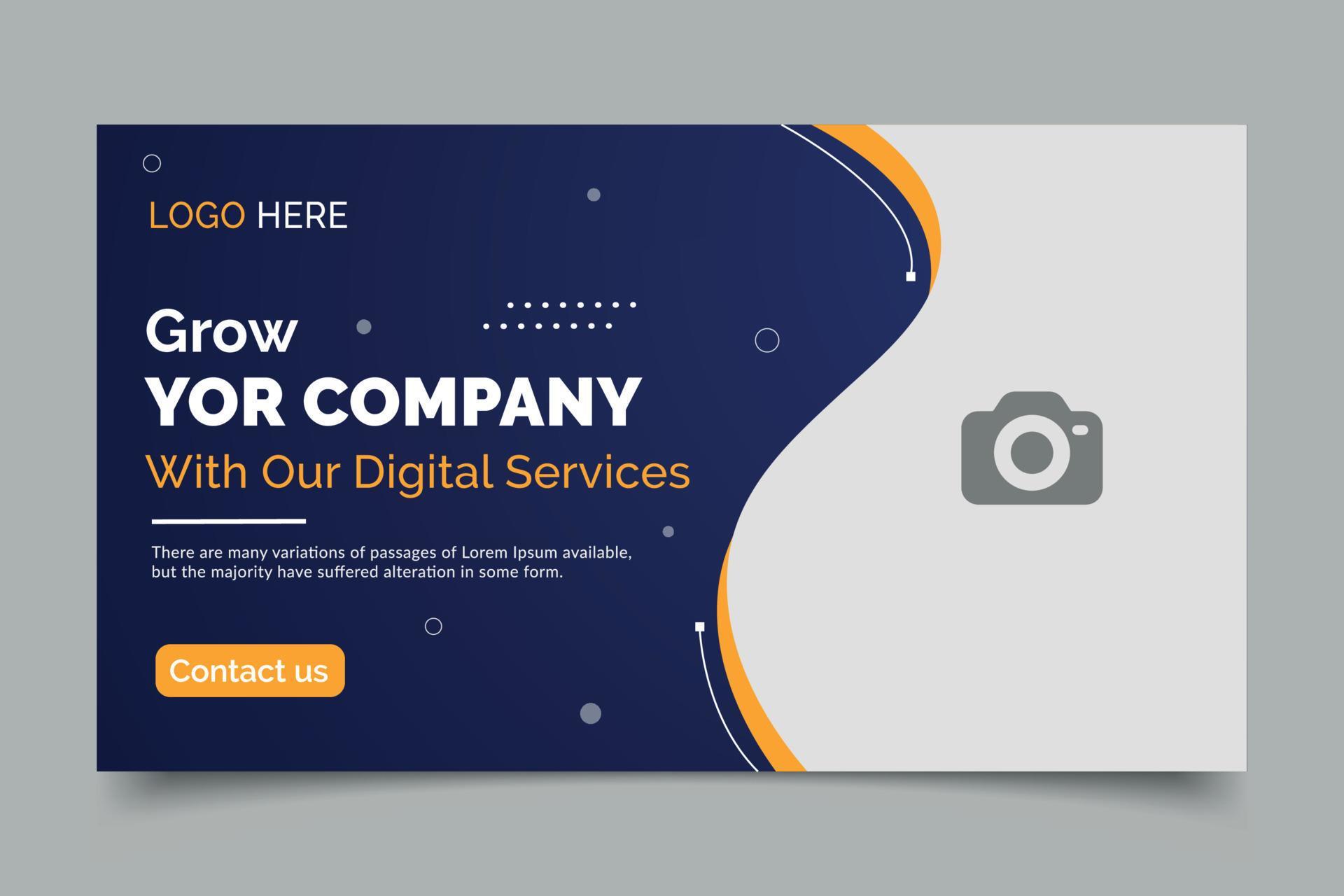 Creative and unique video thumbnail design for your company ...