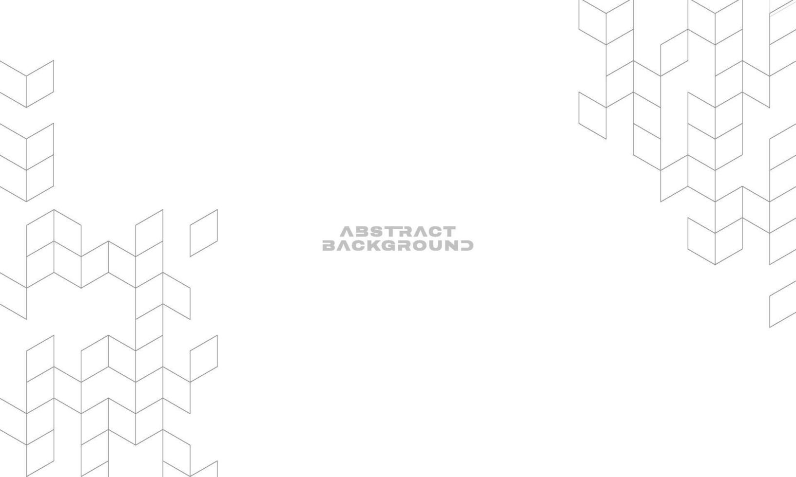 Abstract white lines square background. Modern concept with minimalist ...