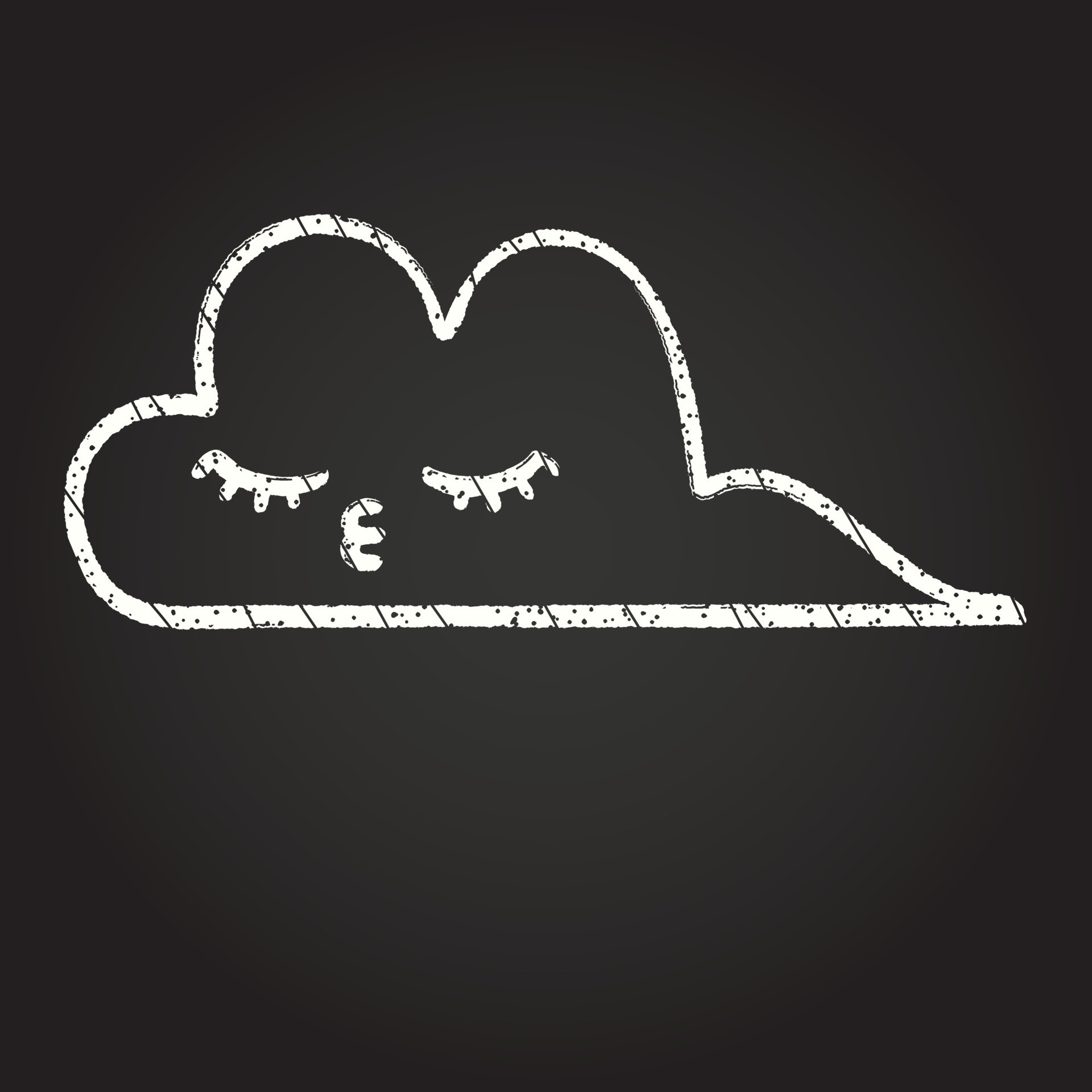 Raincloud Chalk Drawing 13111708 Vector Art at Vecteezy