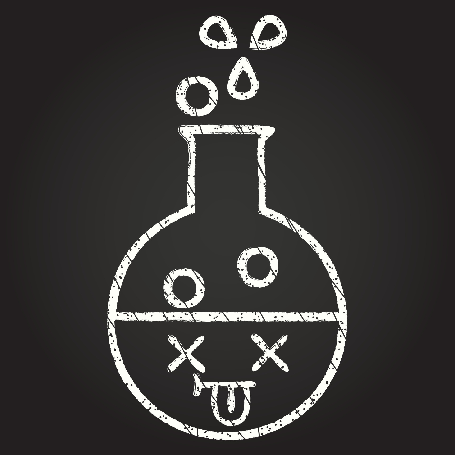 Science Experiment Chalk Drawing 13112808 Vector Art at Vecteezy