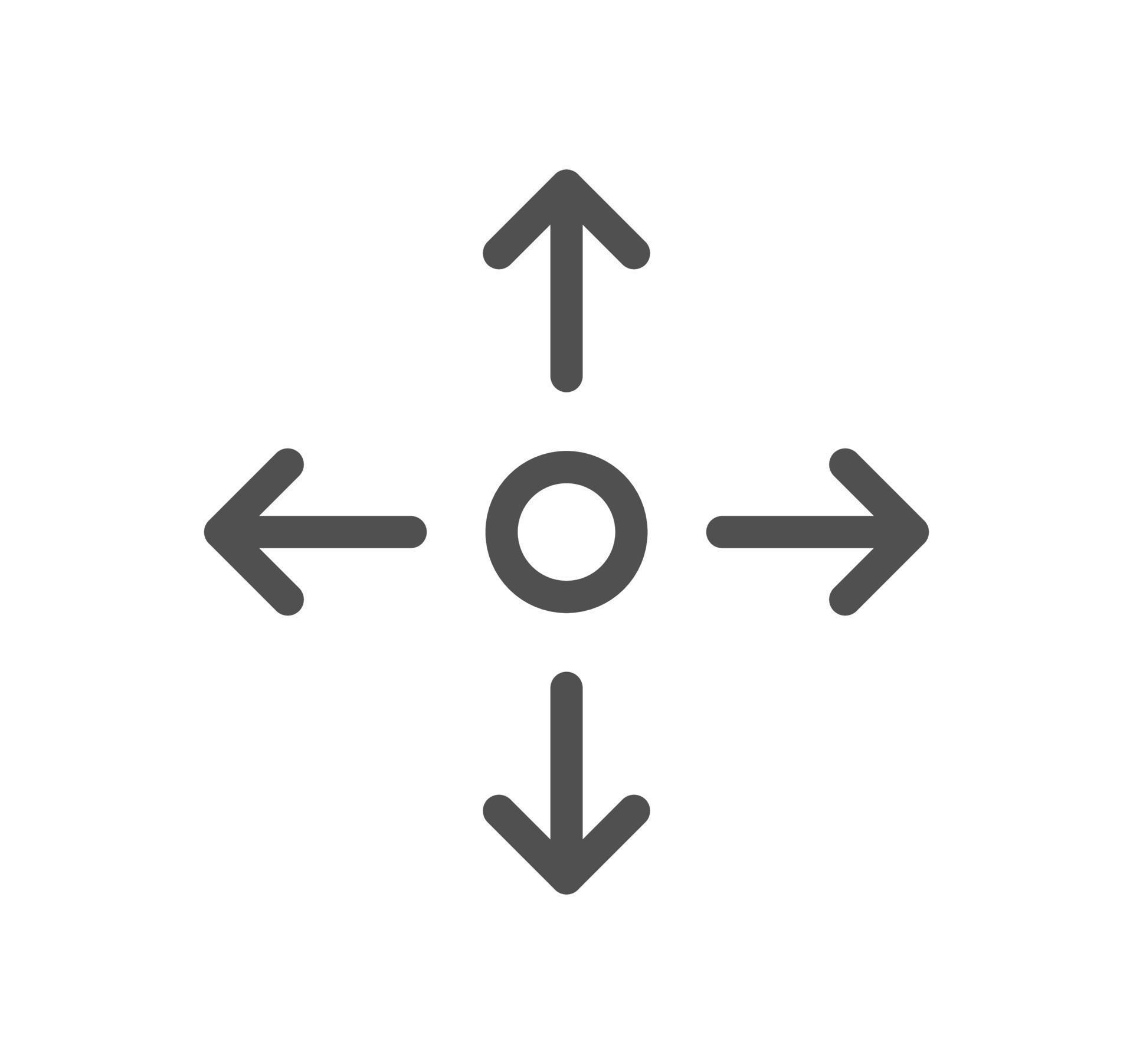 Arrow Icon Outline And Linear Vector 13115569 Vector Art At Vecteezy