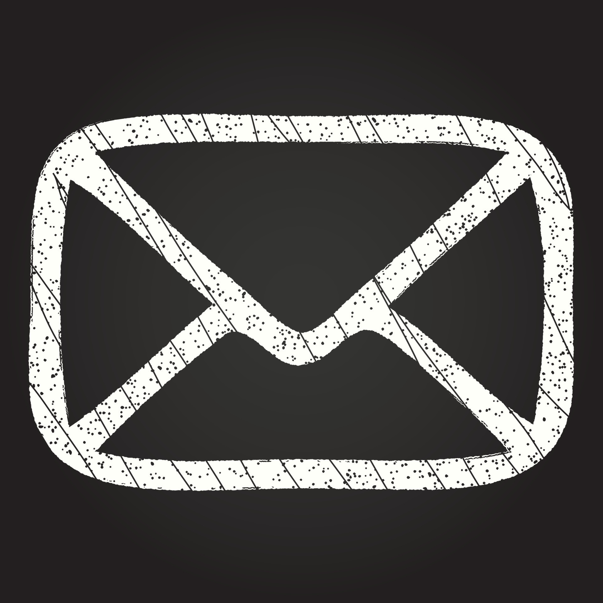 Mail Symbol Chalk Drawing 13117403 Vector Art At Vecteezy
