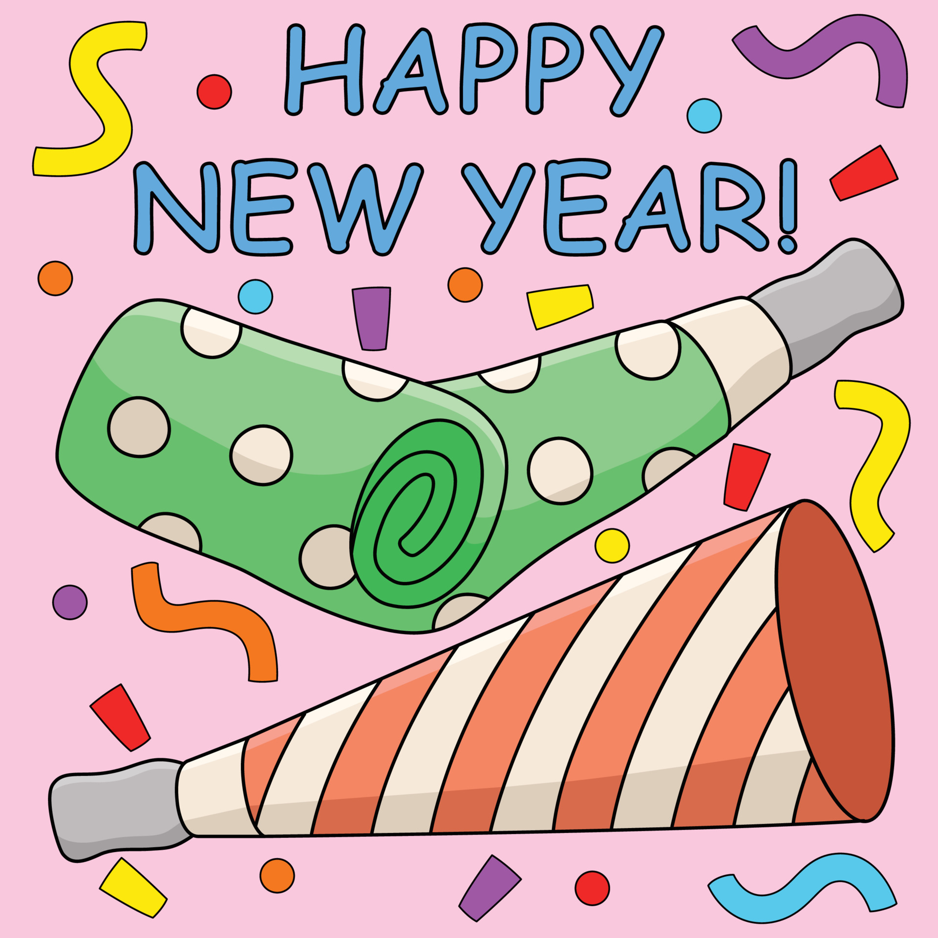 New Year Party Clip Art New Year Party Clip Art