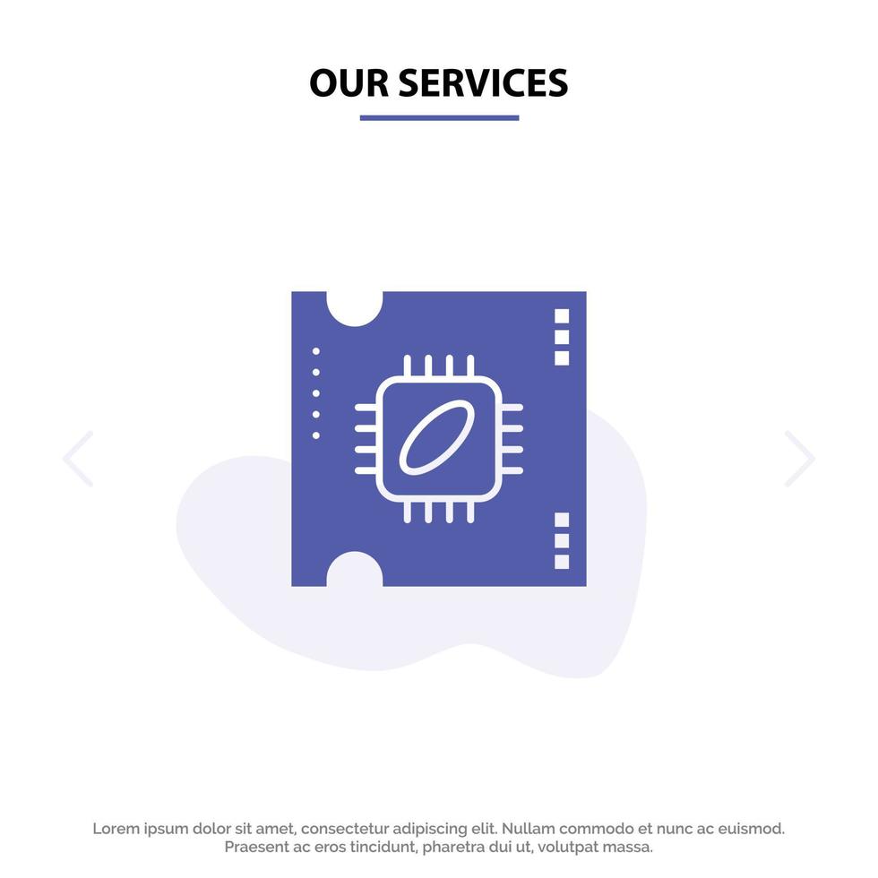 Our Services Cpu Microchip Processor Processor Chip Solid Glyph Icon ... Our Services Cpu Microchip Processor Processor Chip Solid Glyph Icon ...