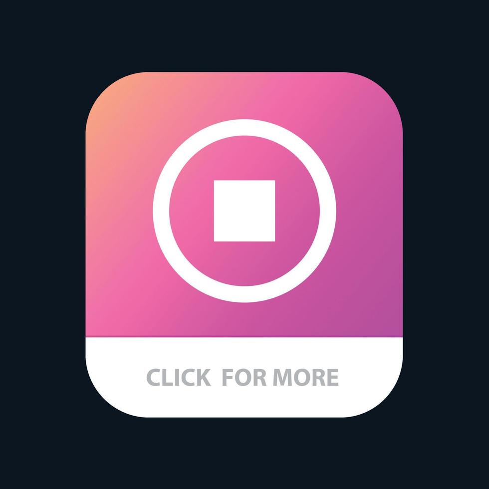 Basic Interface User Mobile App Button Android And Ios Glyph Version 13122158 Vector Art At Vecteezy