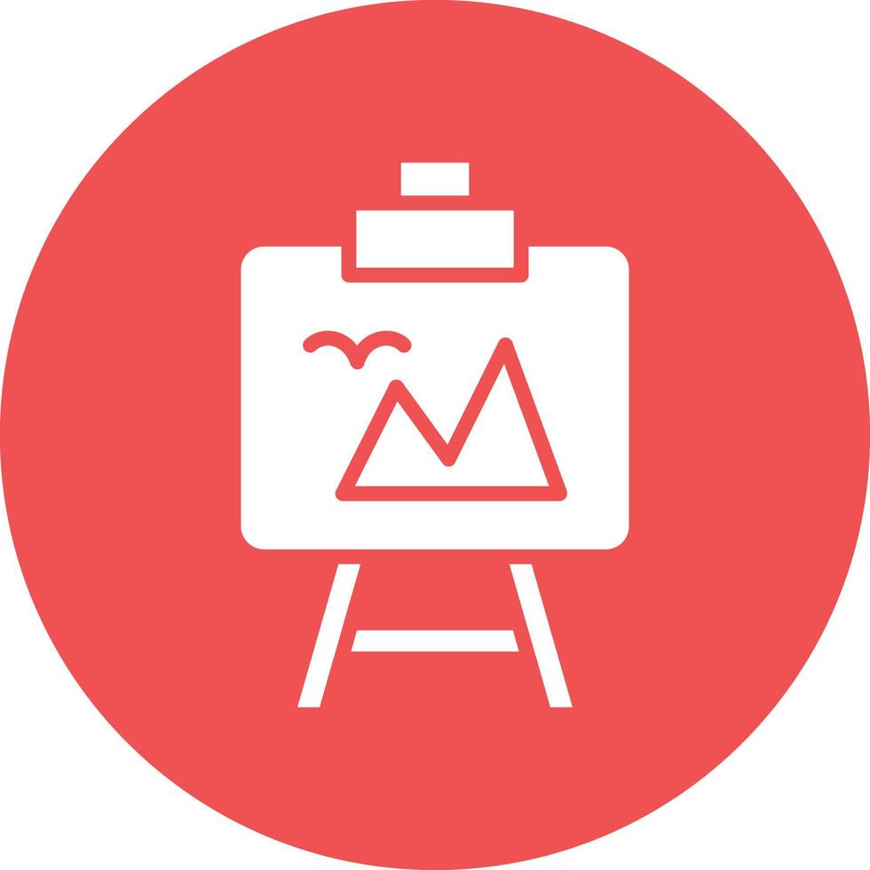Easel Icon Style 13122403 Vector Art at Vecteezy