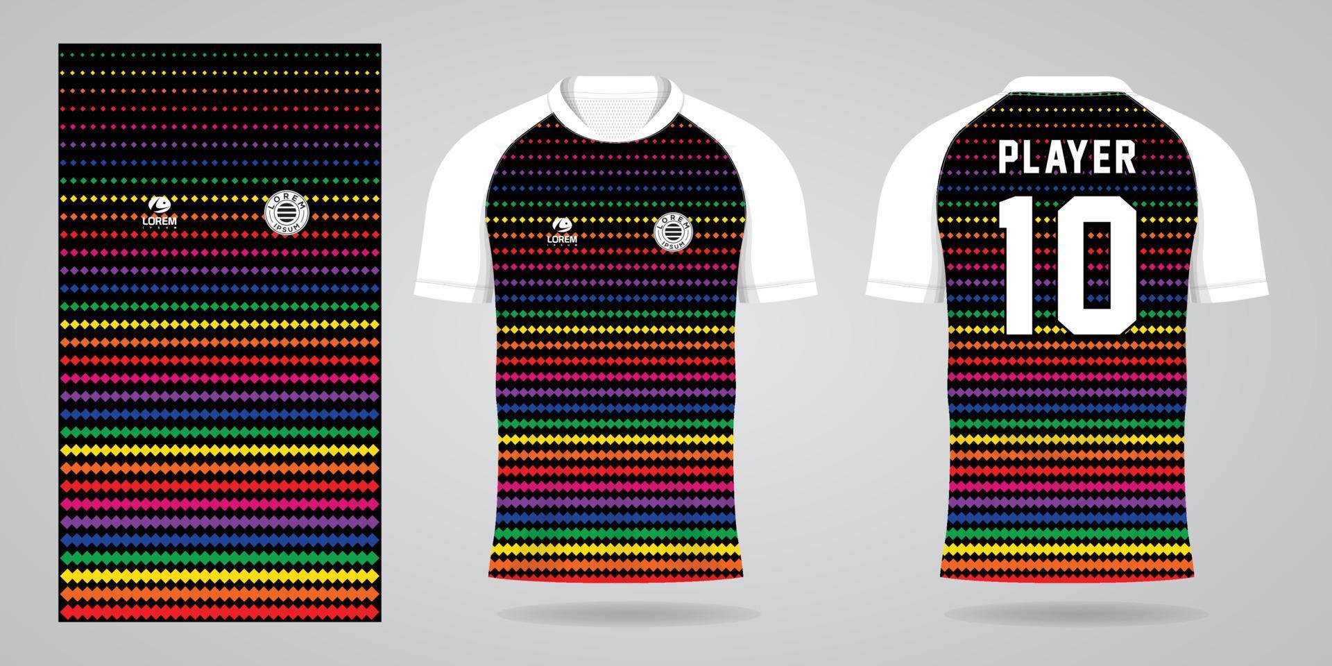 Colorful Football Jersey Sport Design Template 13122856 Vector Art At
